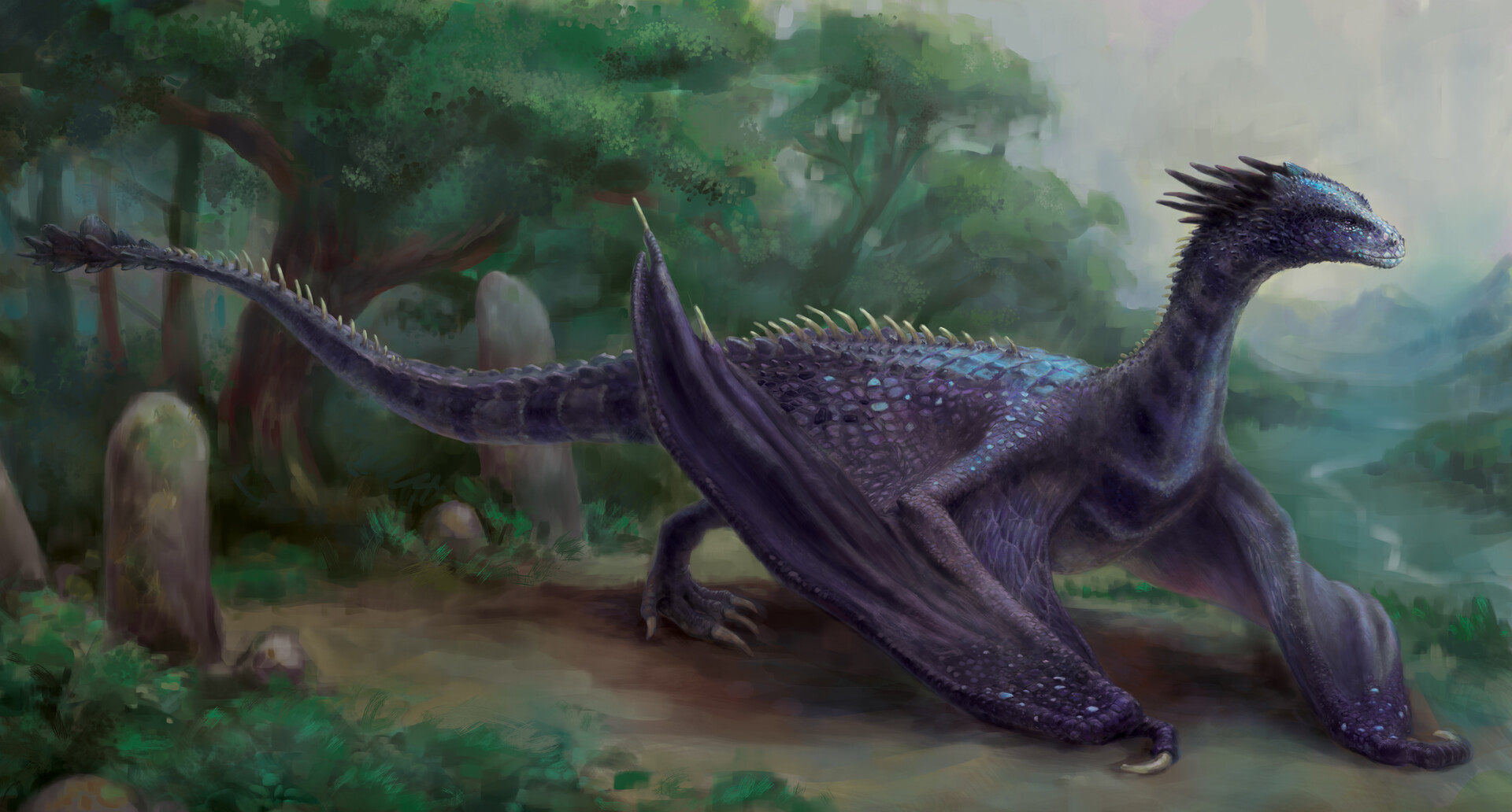 ArtStation - Saphira (from the Inheritance Cycle - C. Paolini) - School ...