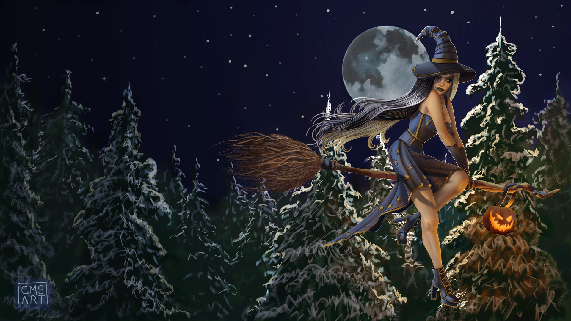 ArtStation - Witch, Riding