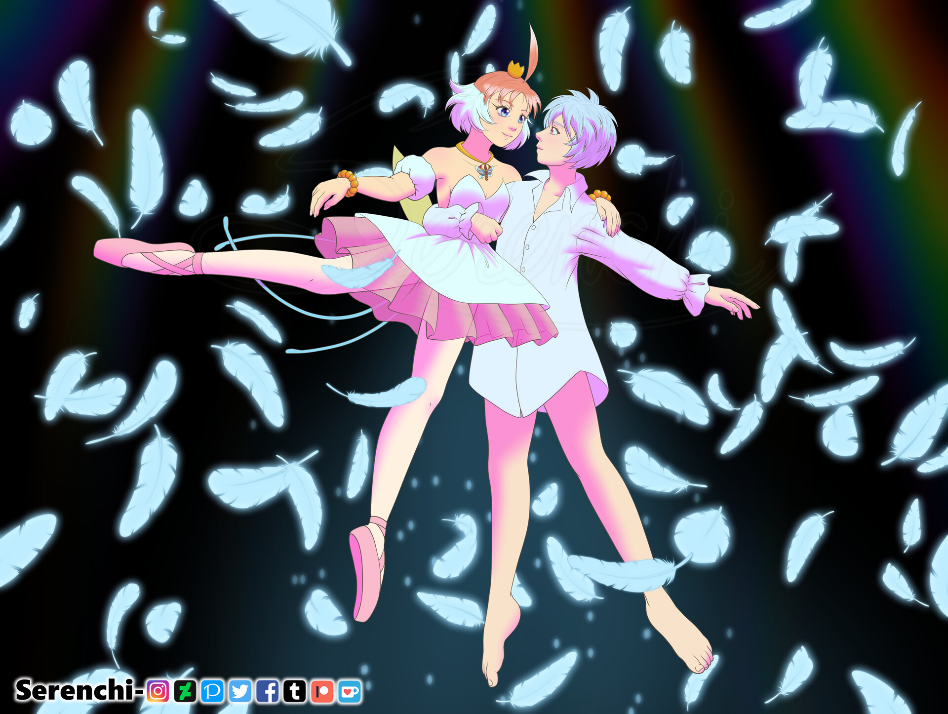 ArtStation - Princess Tutu and Mytho