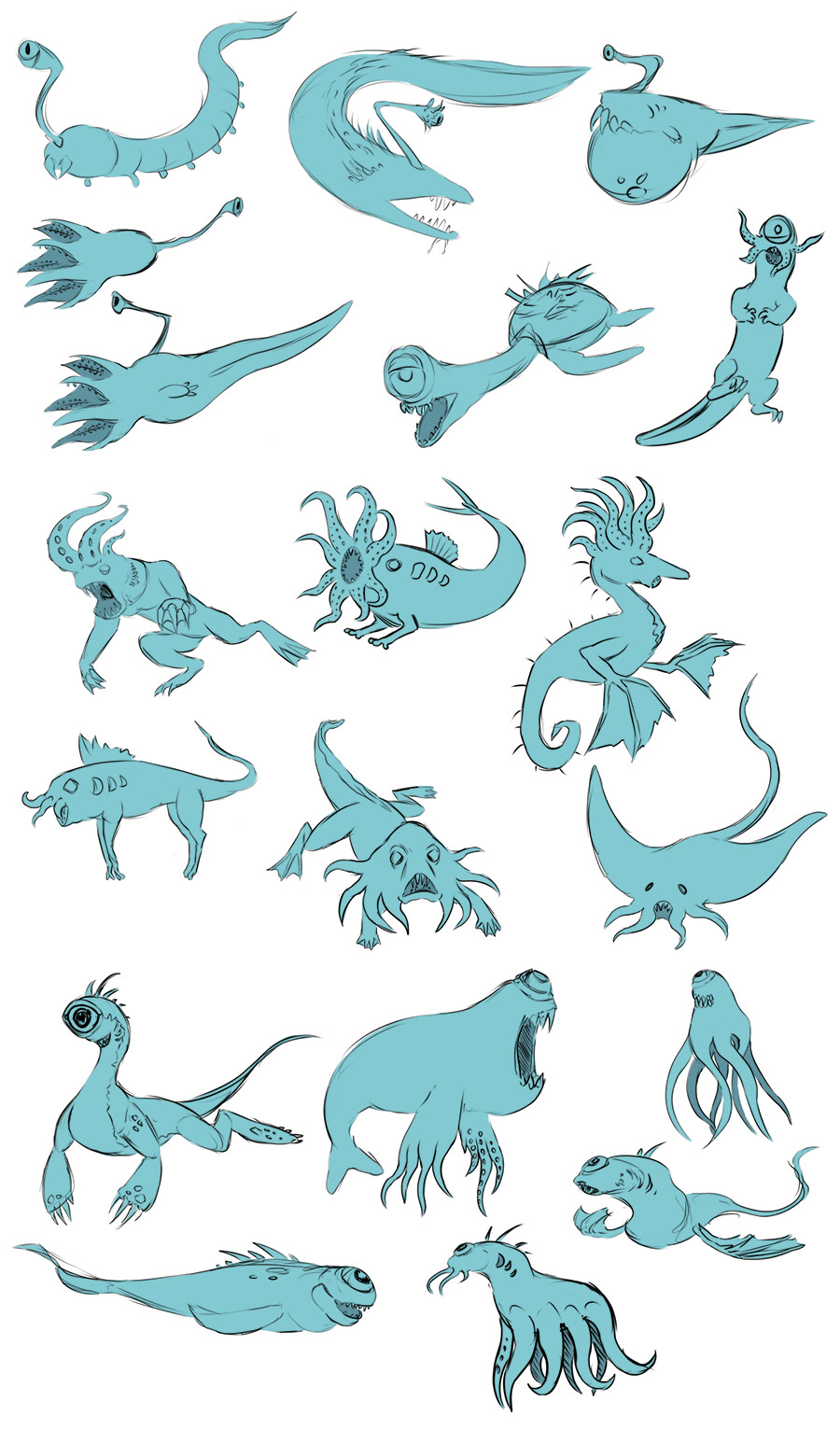 ArtStation - Swamp Creature Development