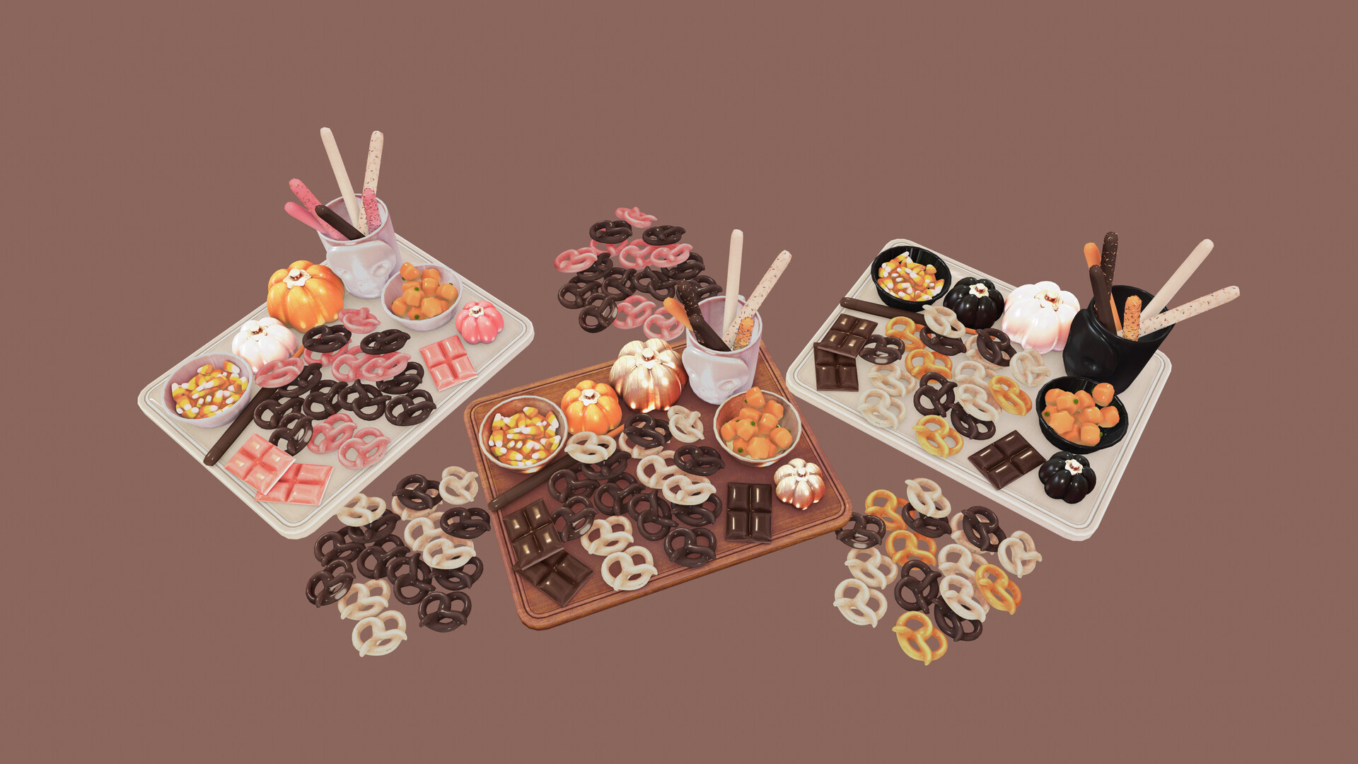 ArtStation - Stylized Candy Boards