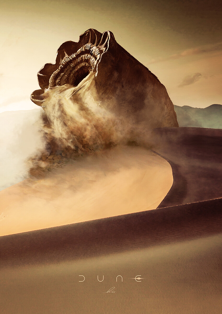 ArtStation - Dune Movie Fan Art Poster 2021