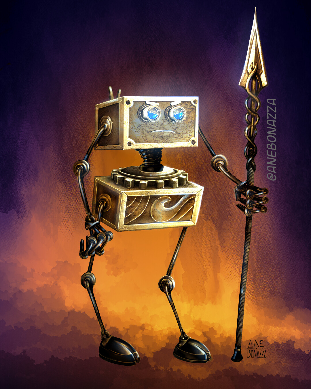 ArtStation - Modron - RPG Commission.