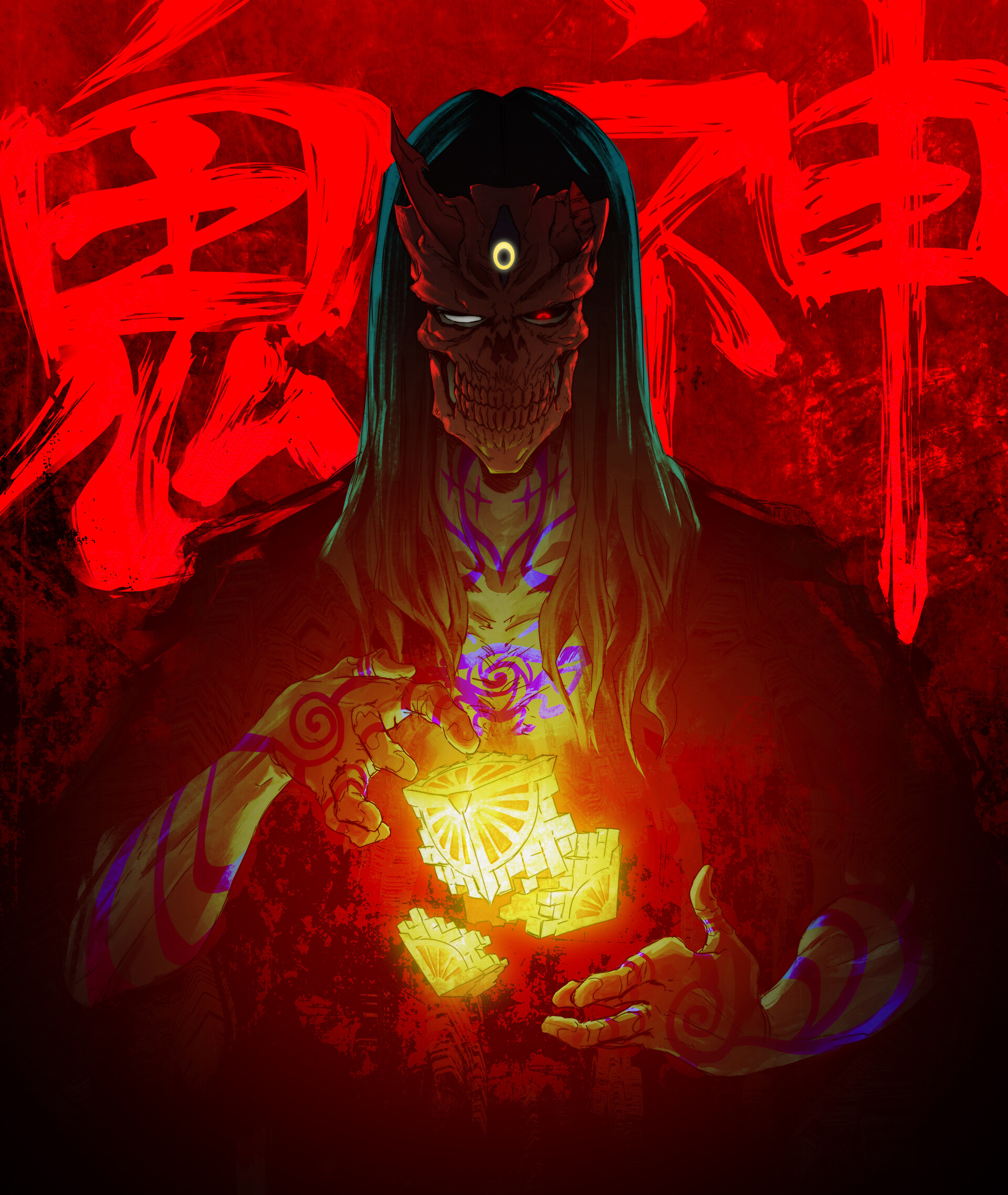 ArtStation - 鬼神//KIJIN