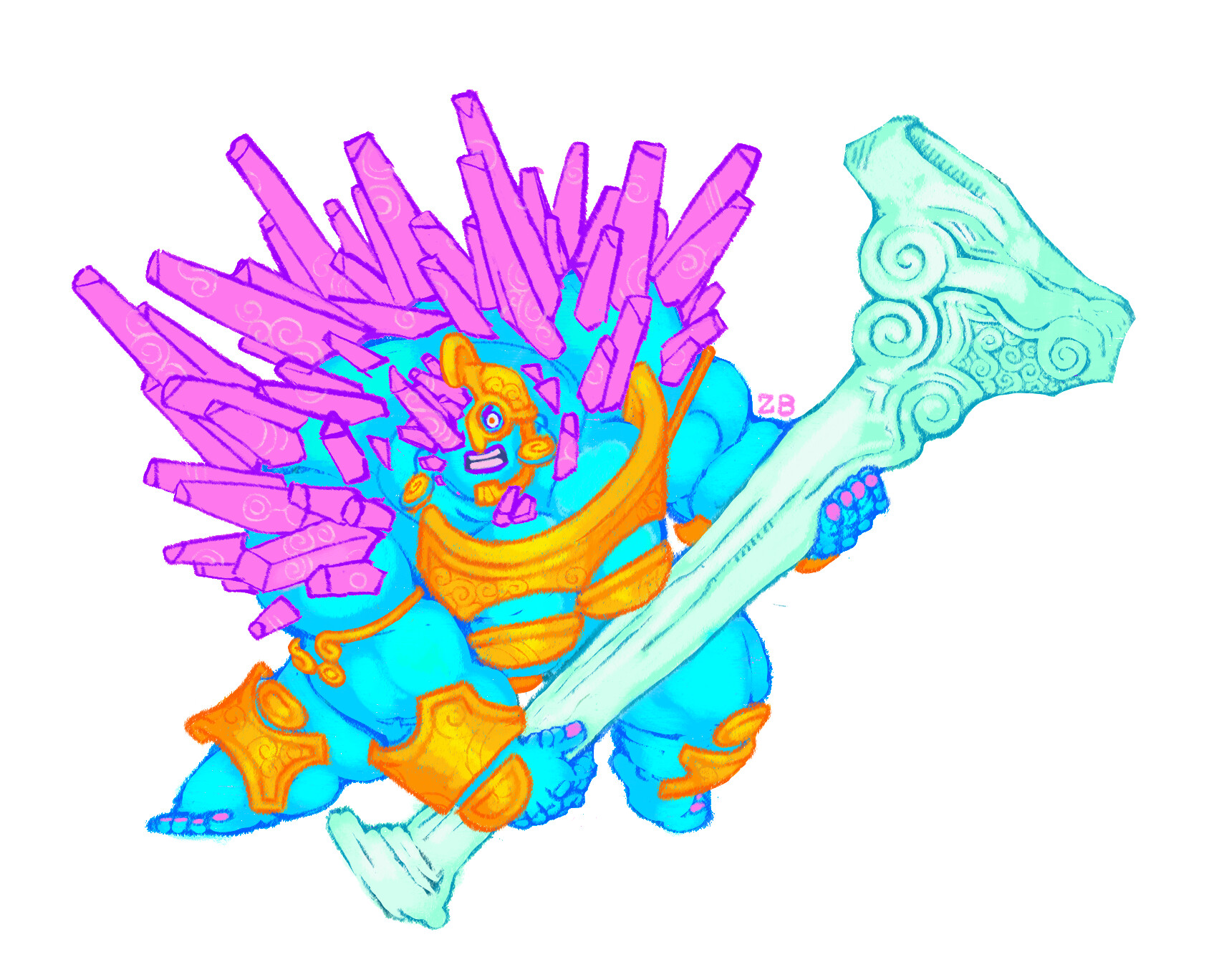 ArtStation - Crystal Giantess