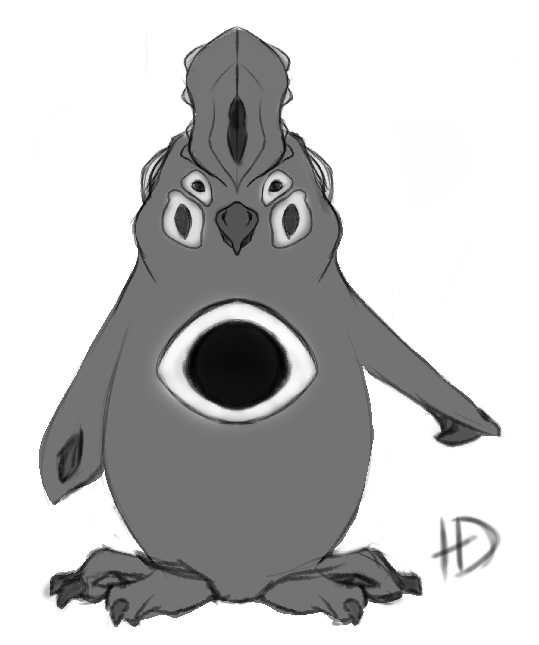 ArtStation - Alien Penguin