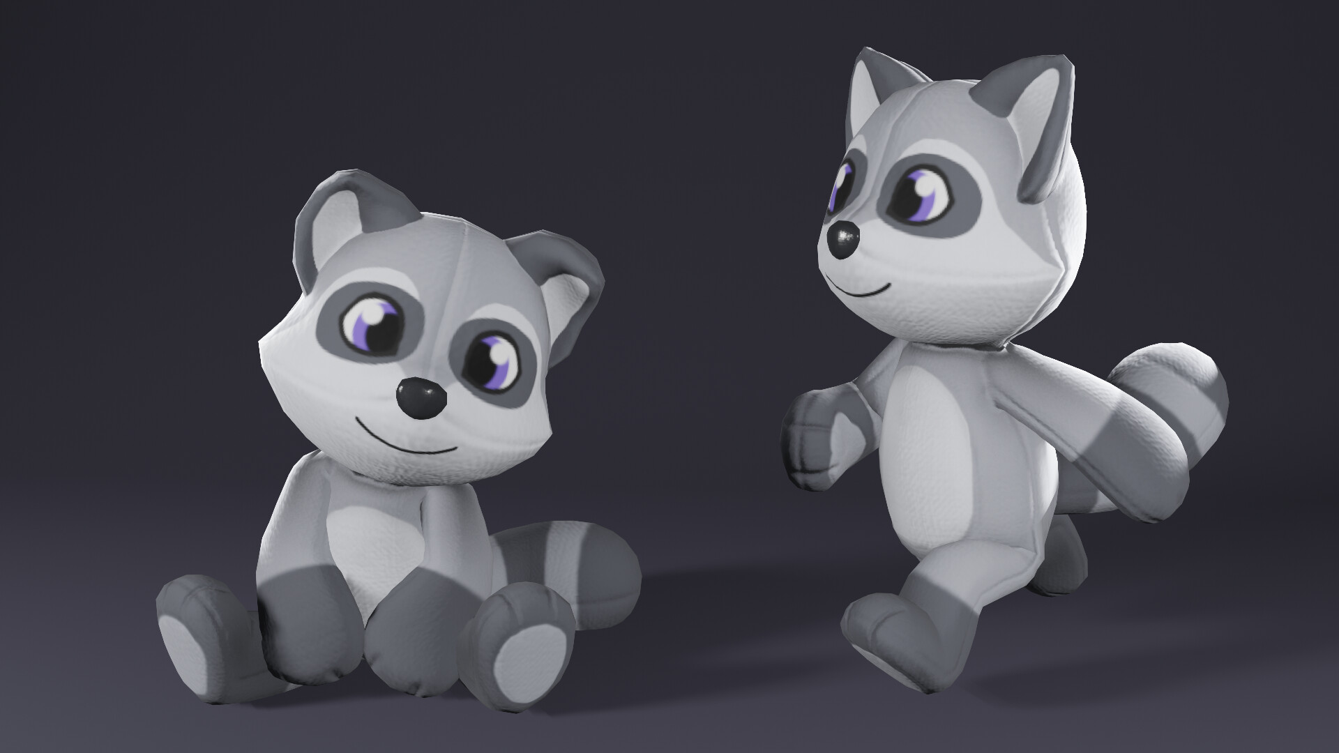 ArtStation - Raccoon plush character