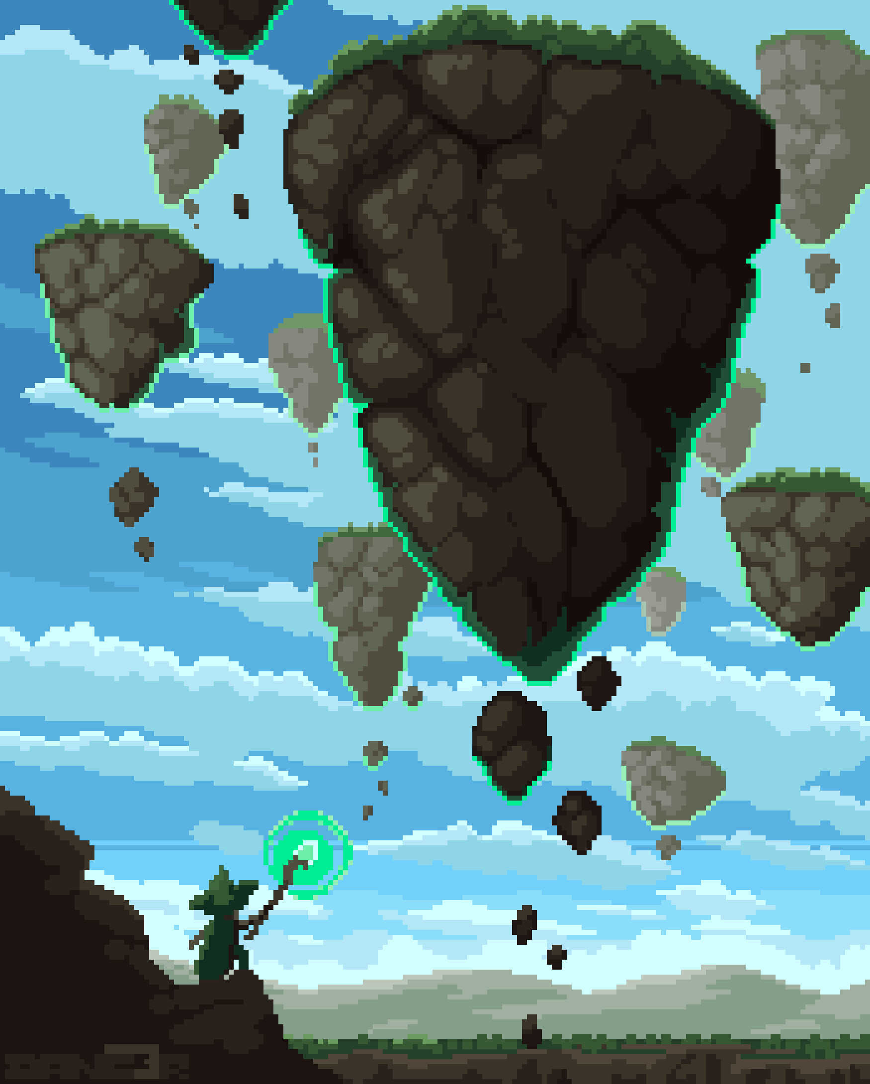 ArtStation - DAY 2 - ELEMENT 🌿 Earth Wizard 🧙🏻‍♂️