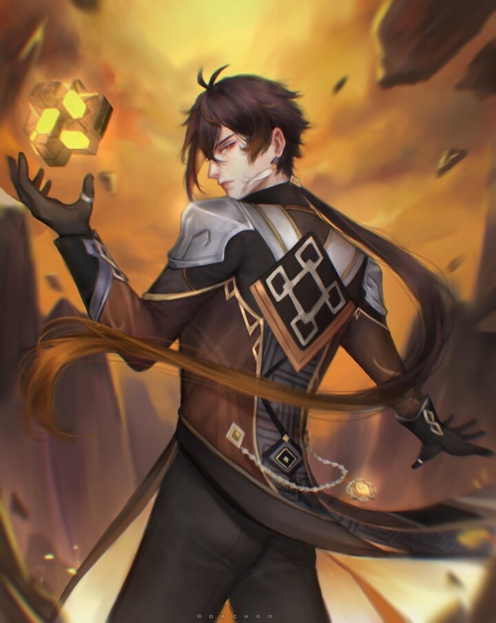 ArtStation - Zhongli - Genshin Impact Fanart