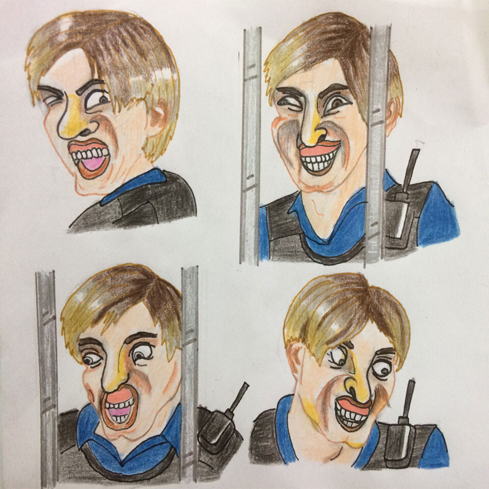 ArtStation - Leon-funny face 2