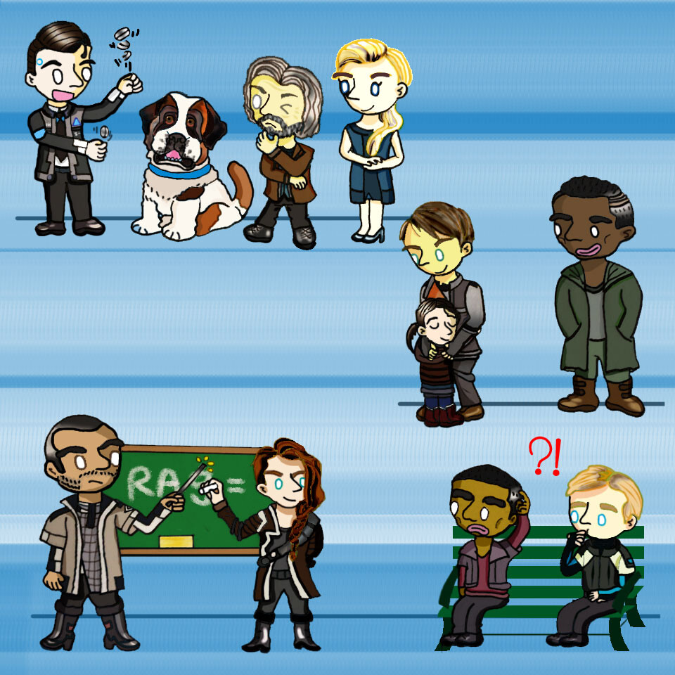 ArtStation - Detroit Become Human-Characters