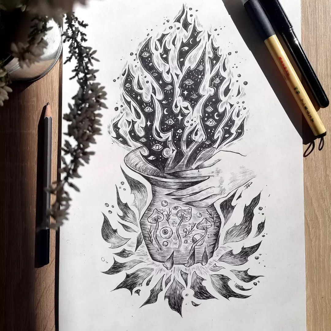 ArtStation - Inktober 2021 day 3 - Vessel