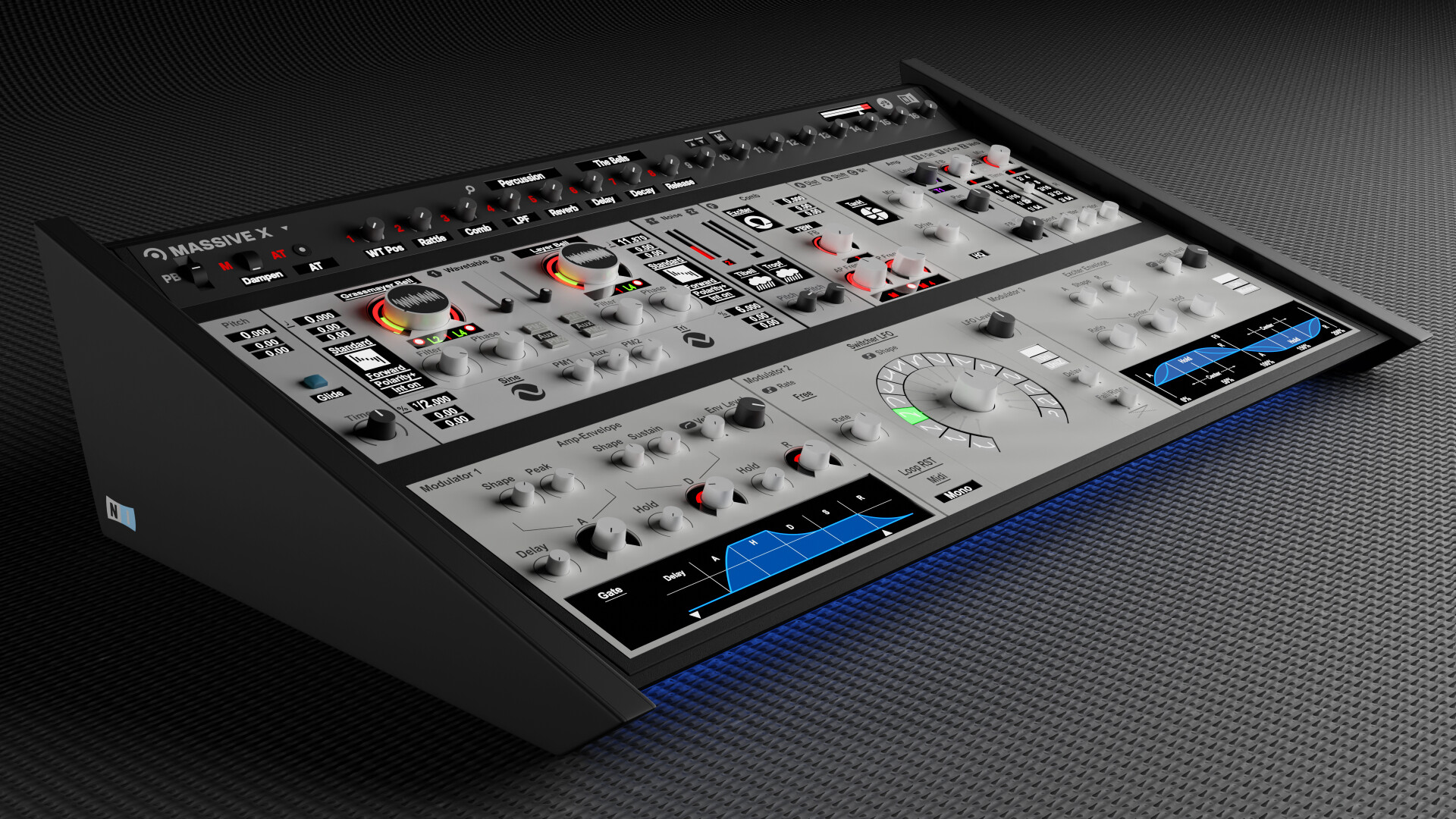 SAMURAIDAVIDSON - MASSIVE X VST 3D Model Concept