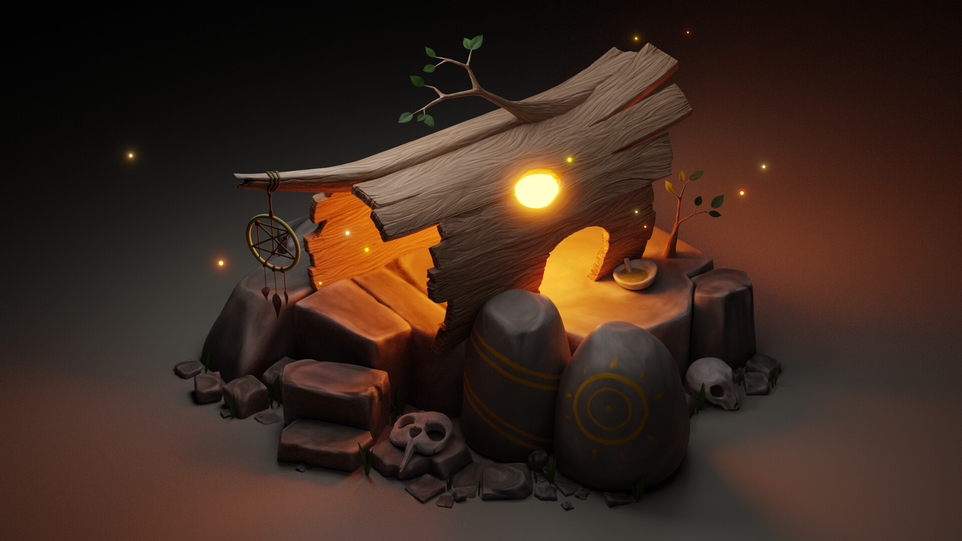 ArtStation - Shaman House