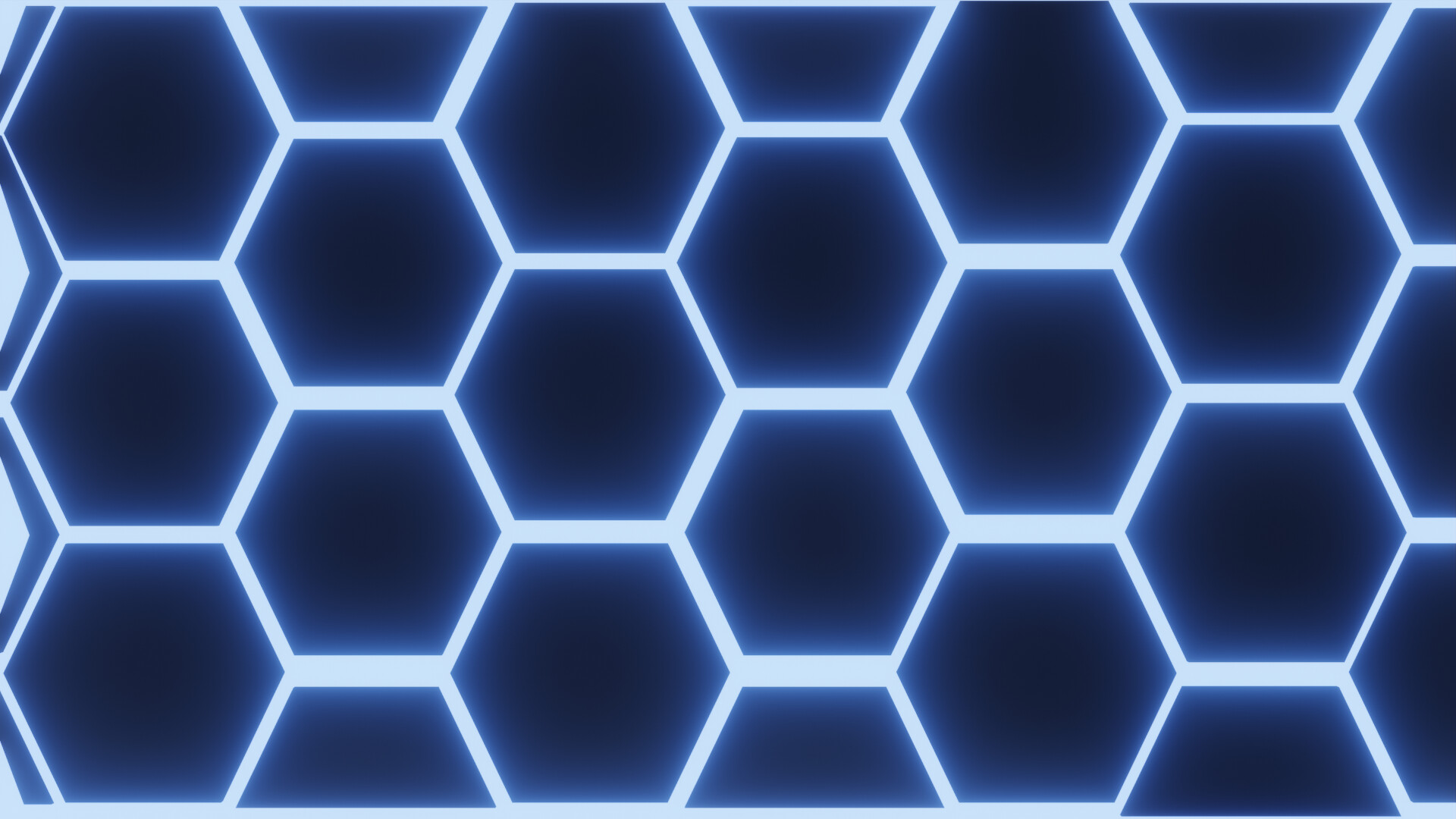 ArtStation - Hexagonal Neon Wallpaper