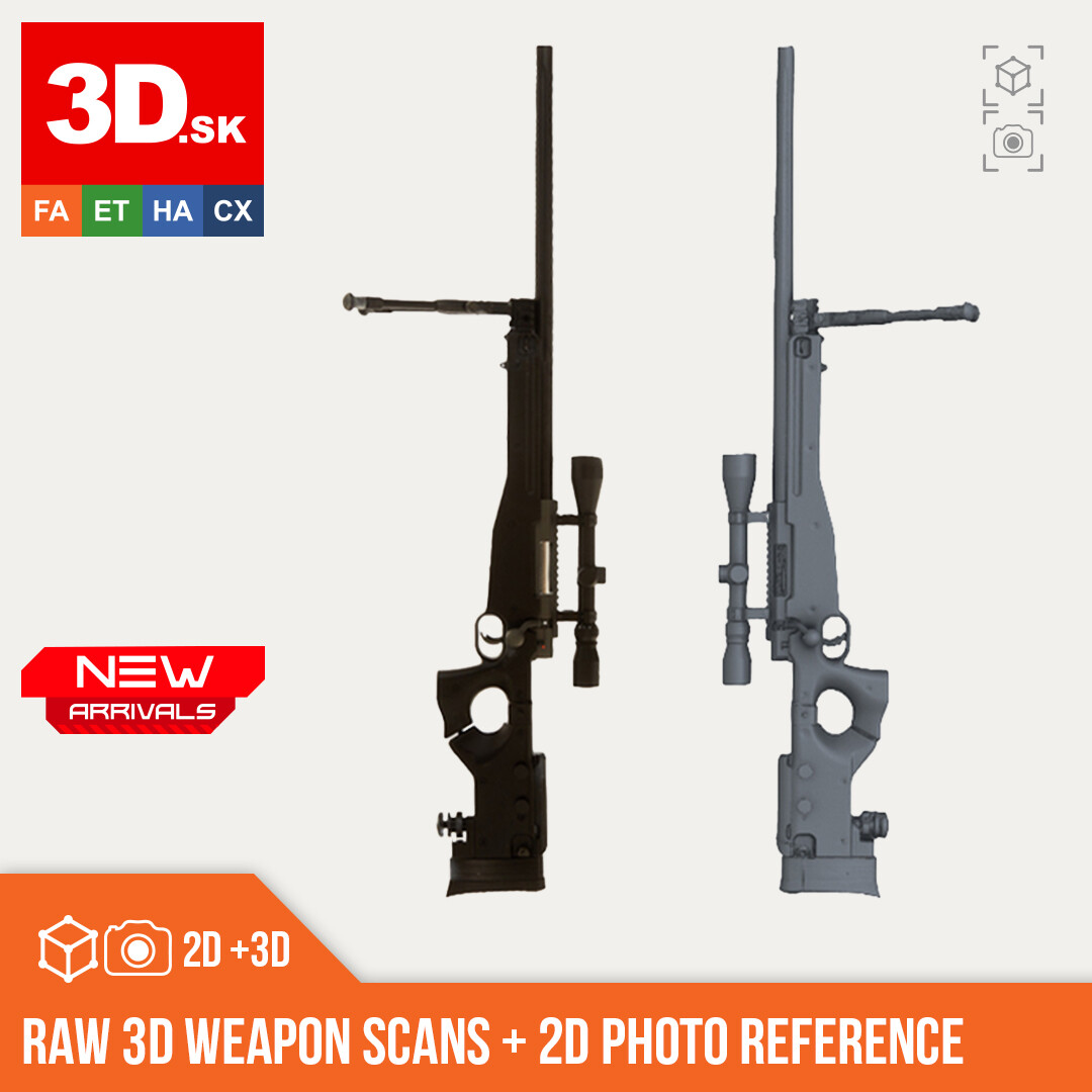 3D.SK - Raw 3D Weapon Scans & 2D Photo Reference