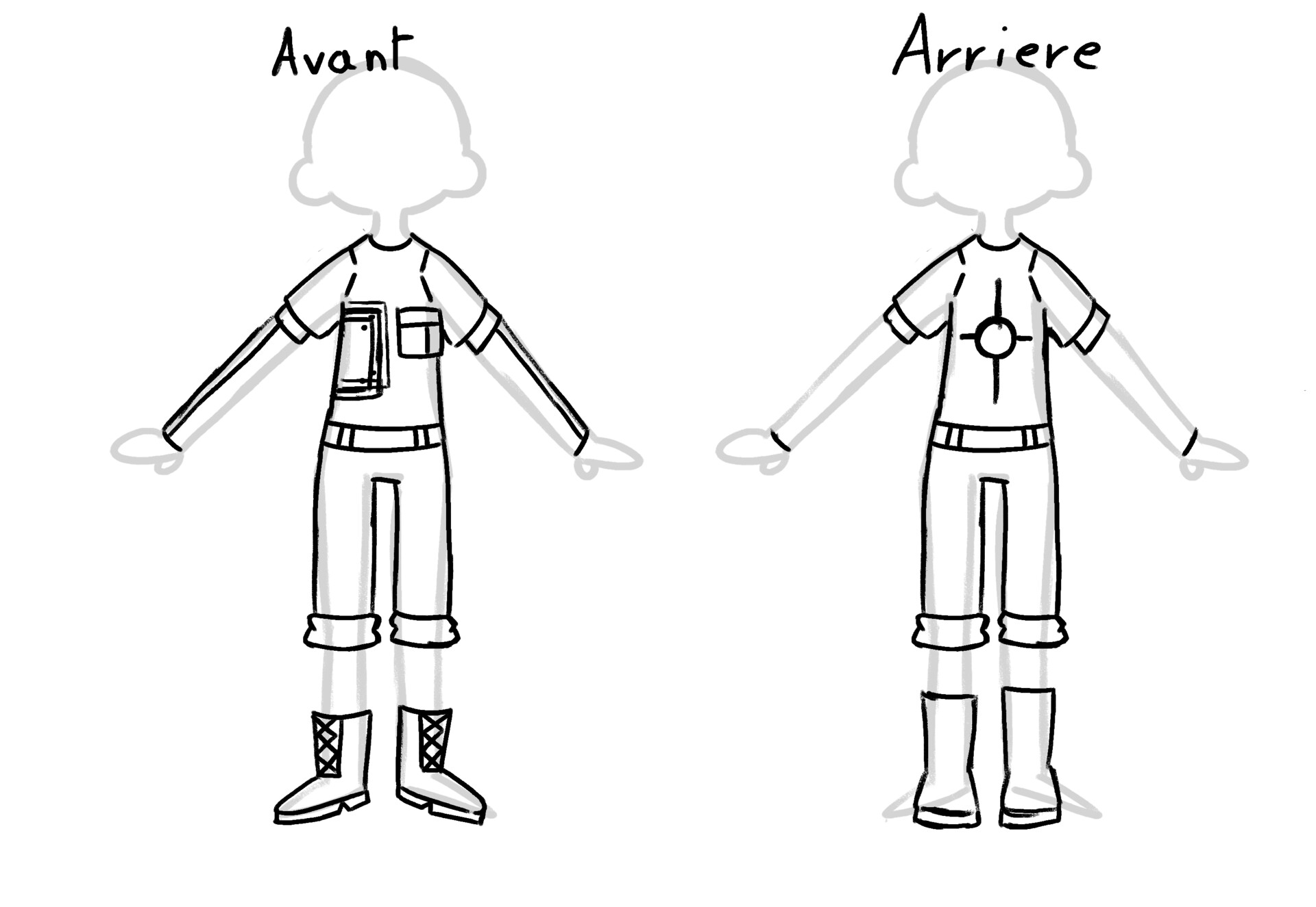 ArtStation - Outfits Concepts Art Triad (Sketches)