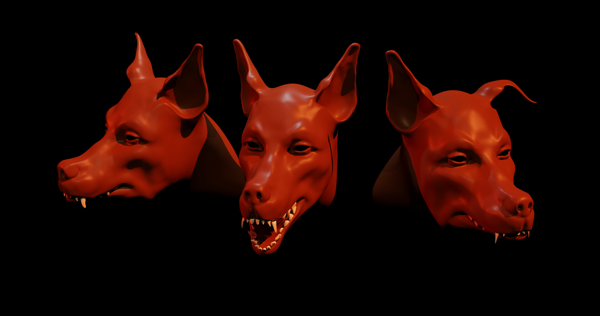 ArtStation - Cerberus. Guardian of the gates to the underworld