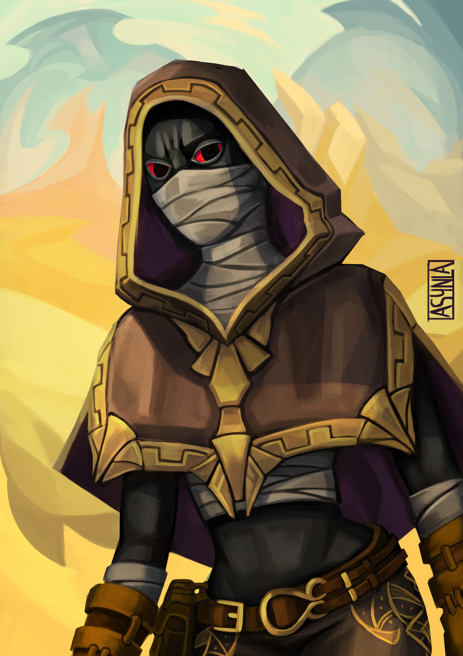 ArtStation - Desert demon