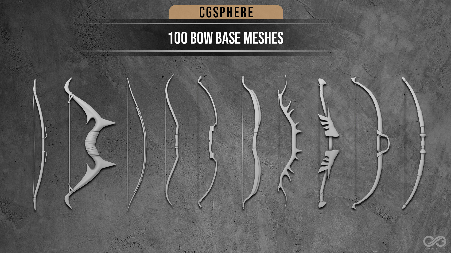 CG Sphere - Bow Base Meshes