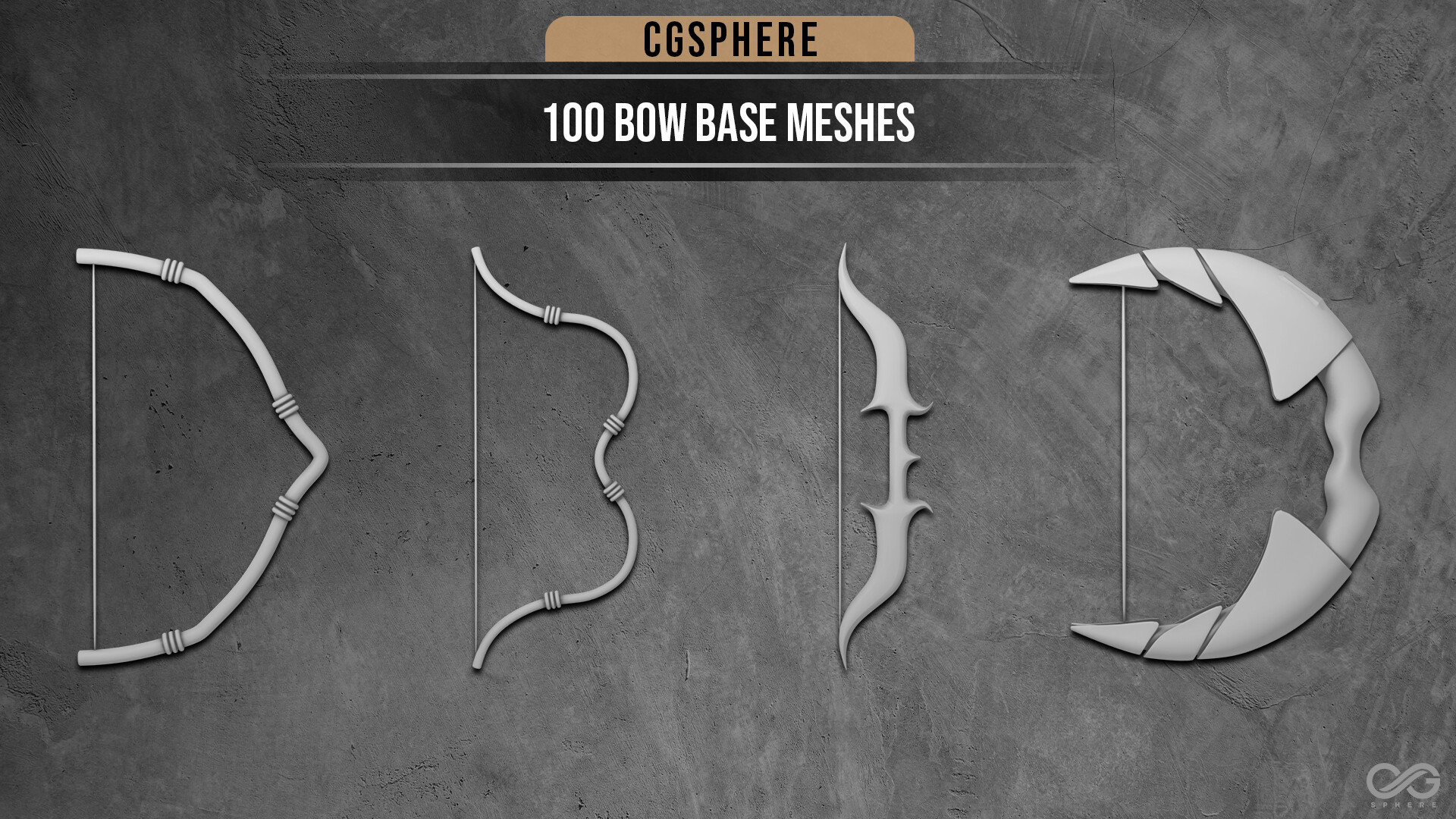 CG Sphere - Bow Base Meshes