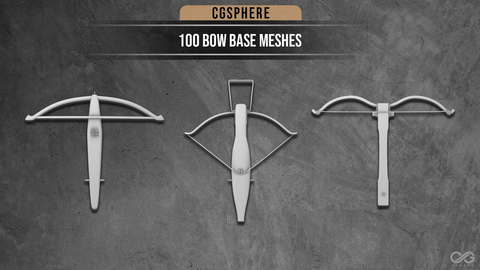 CG Sphere - Bow Base Meshes