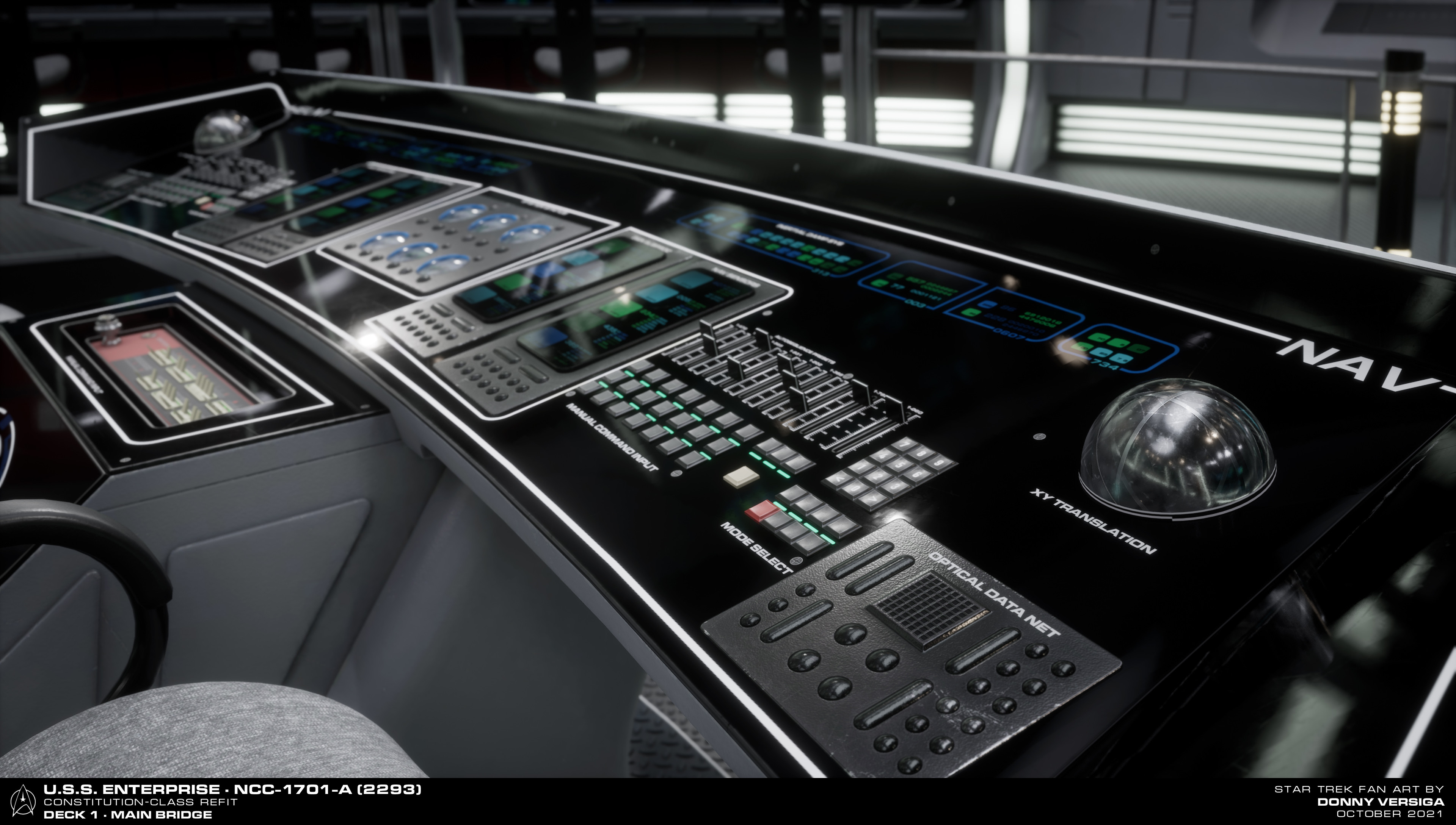 Donny Versiga - U.S.S. Enterprise NCC-1701-A Main Bridge -- Star Trek ...