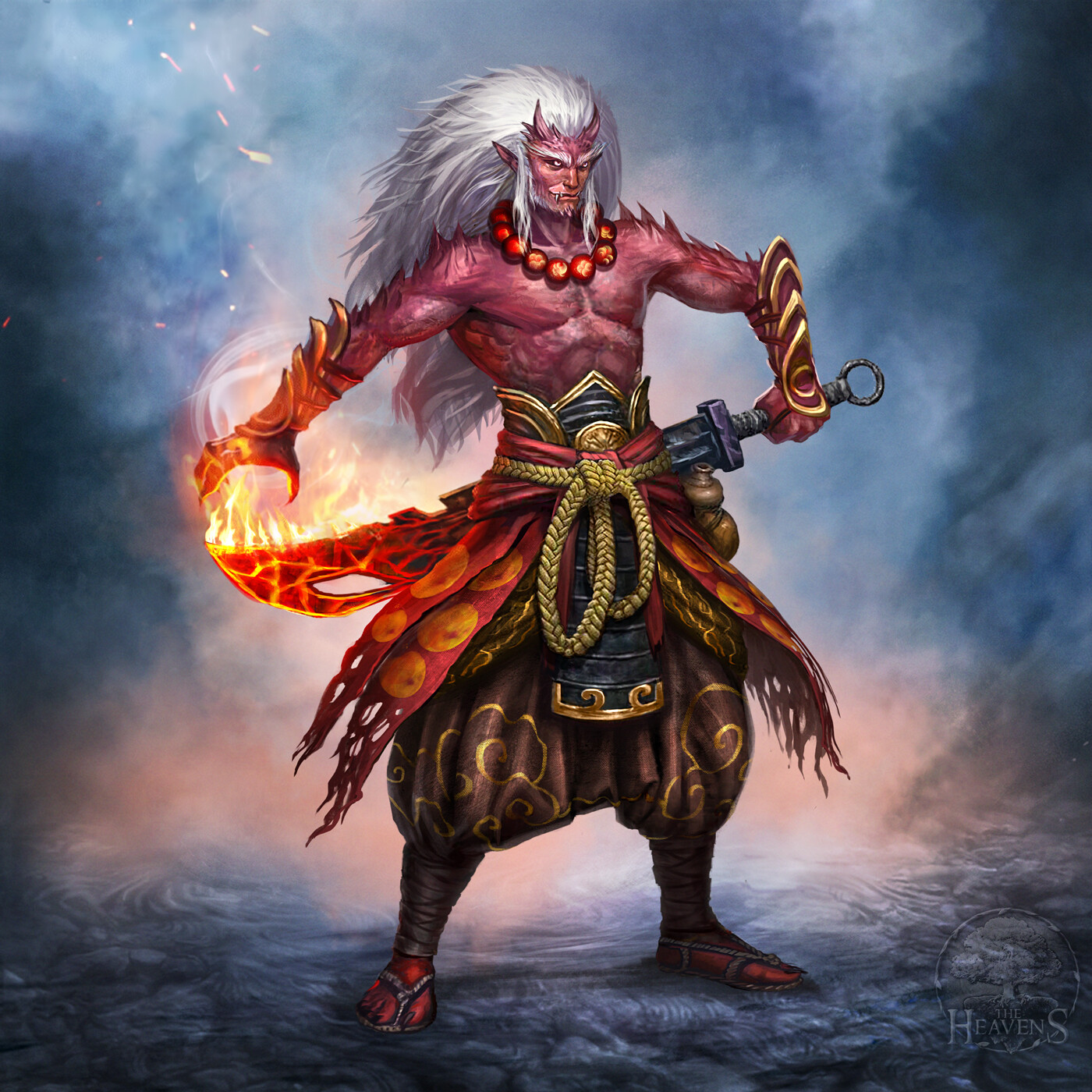 ArtStation - Fire yokai