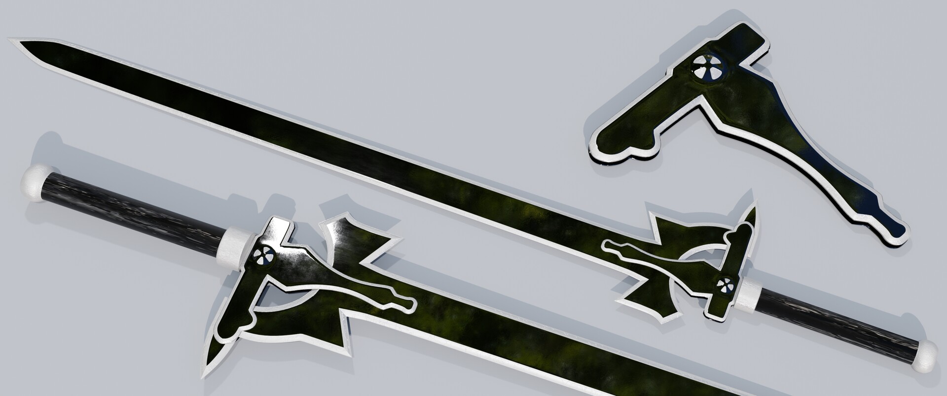 ArtStation - Kirito's sword, the 'Elucidator'
