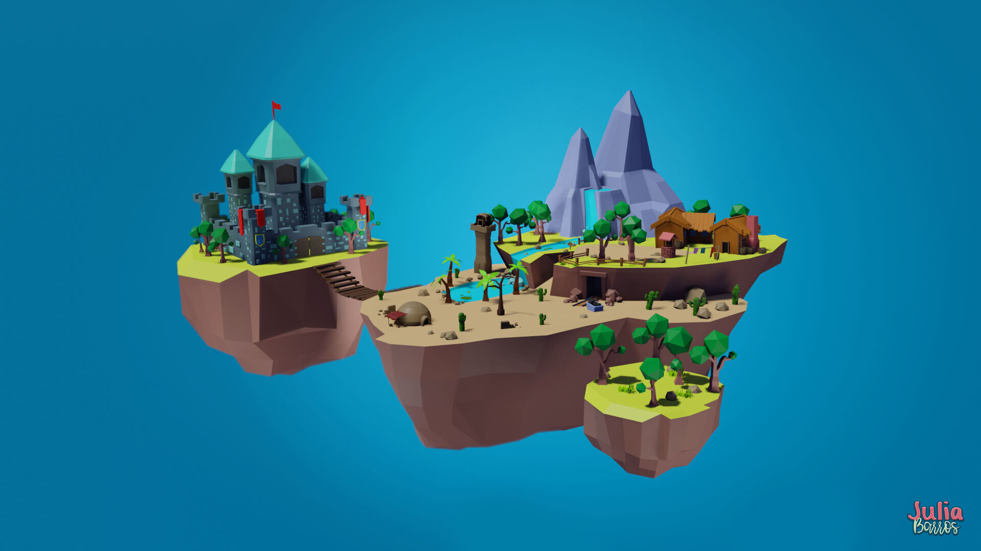 ArtStation - Cartoon Island