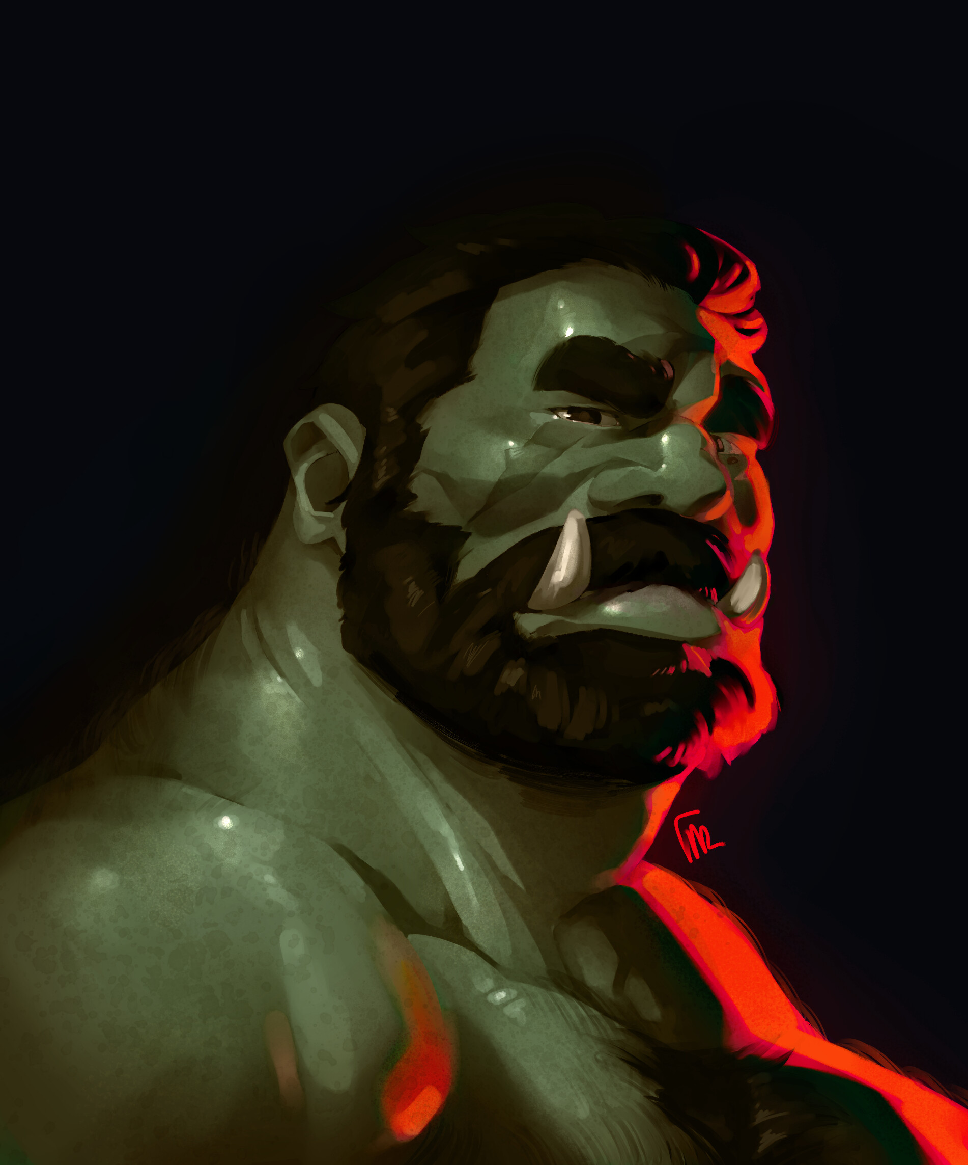 ArtStation - #Orc Magazine Shooting