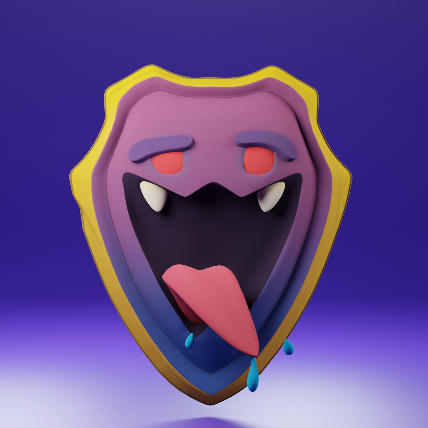 ArtStation - Day 3 of Sculptober! Spooky Shield