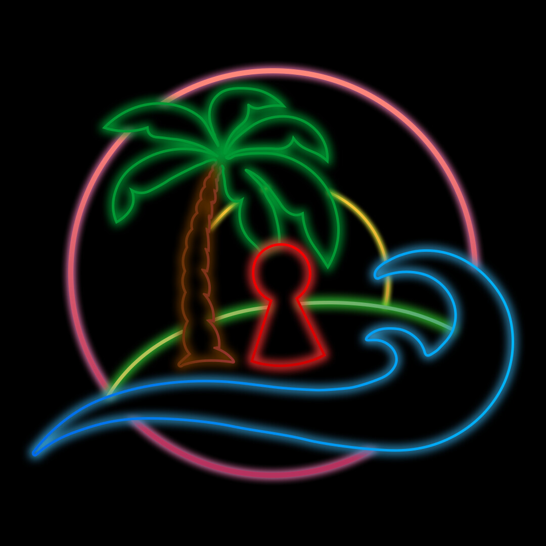 ArtStation - Board Game Paradise "Neon" Logo