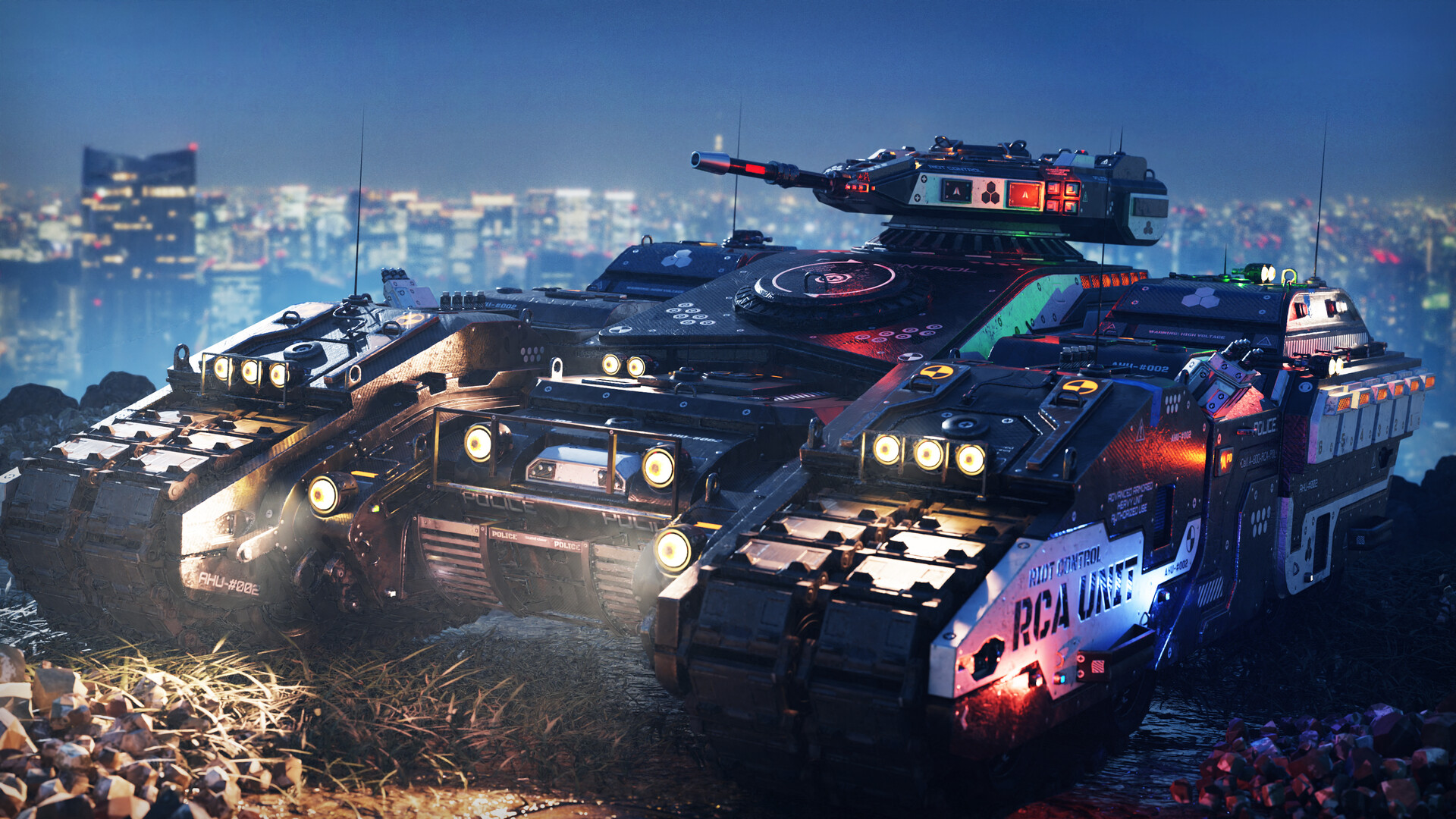 Ilya Kostylev - Anti-Riot Armored Heavy Unit (Futuristic/Cyberpunk)