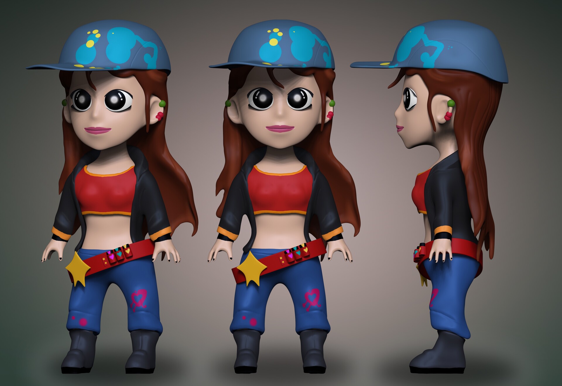 ArtStation - Hey Doll👧🏻