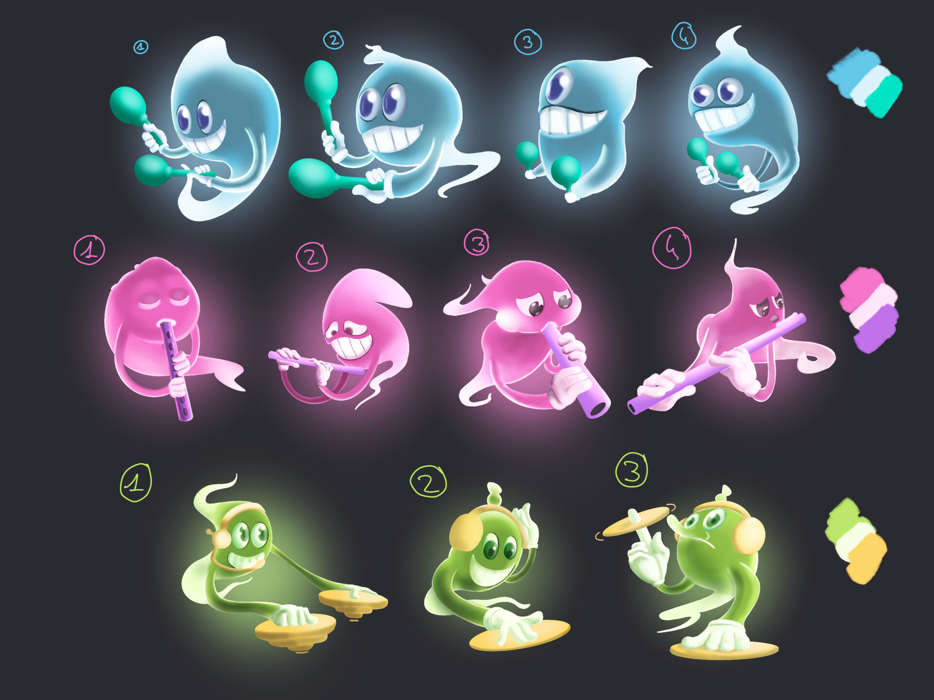 ArtStation - Musical Ghosts