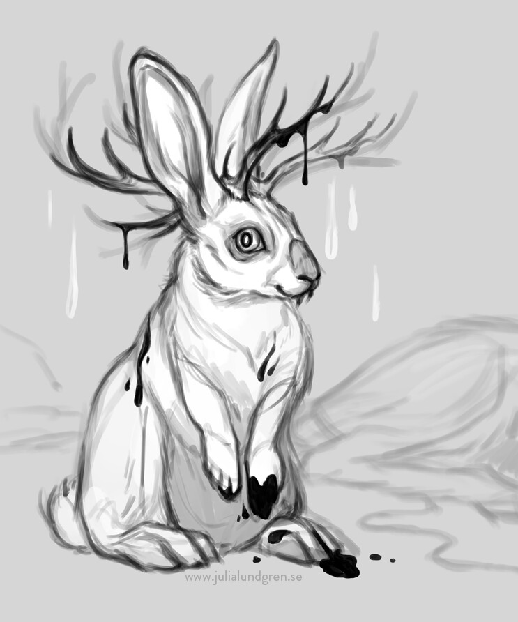 ArtStation - Jackalope sketches