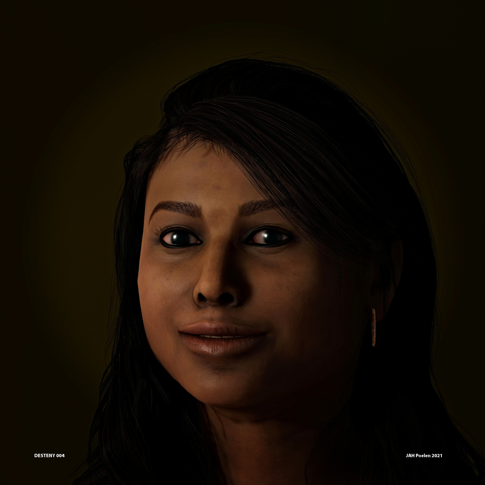 ArtStation - 3D character 'Desteny'