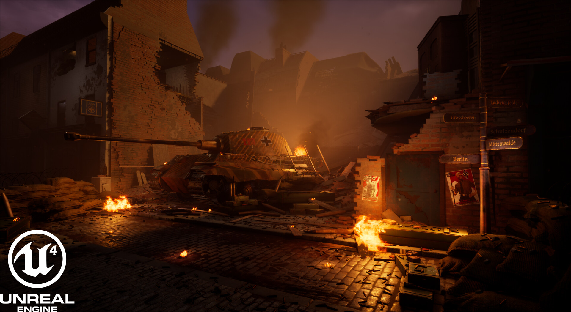 ArtStation - Last Stand 1945 (WW2 Tank scene)