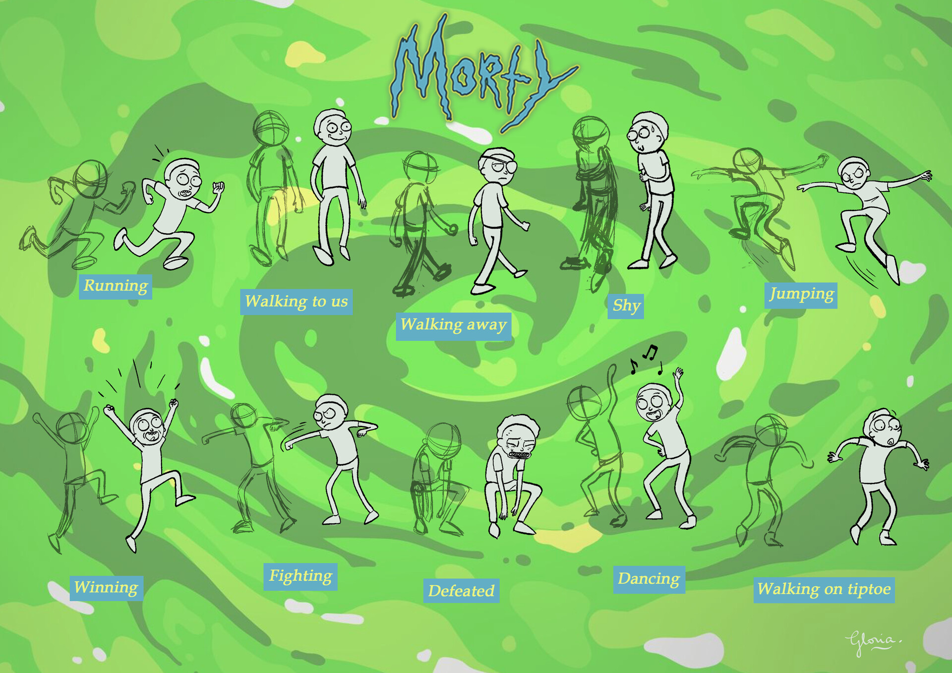 ArtStation - Morty - Poses