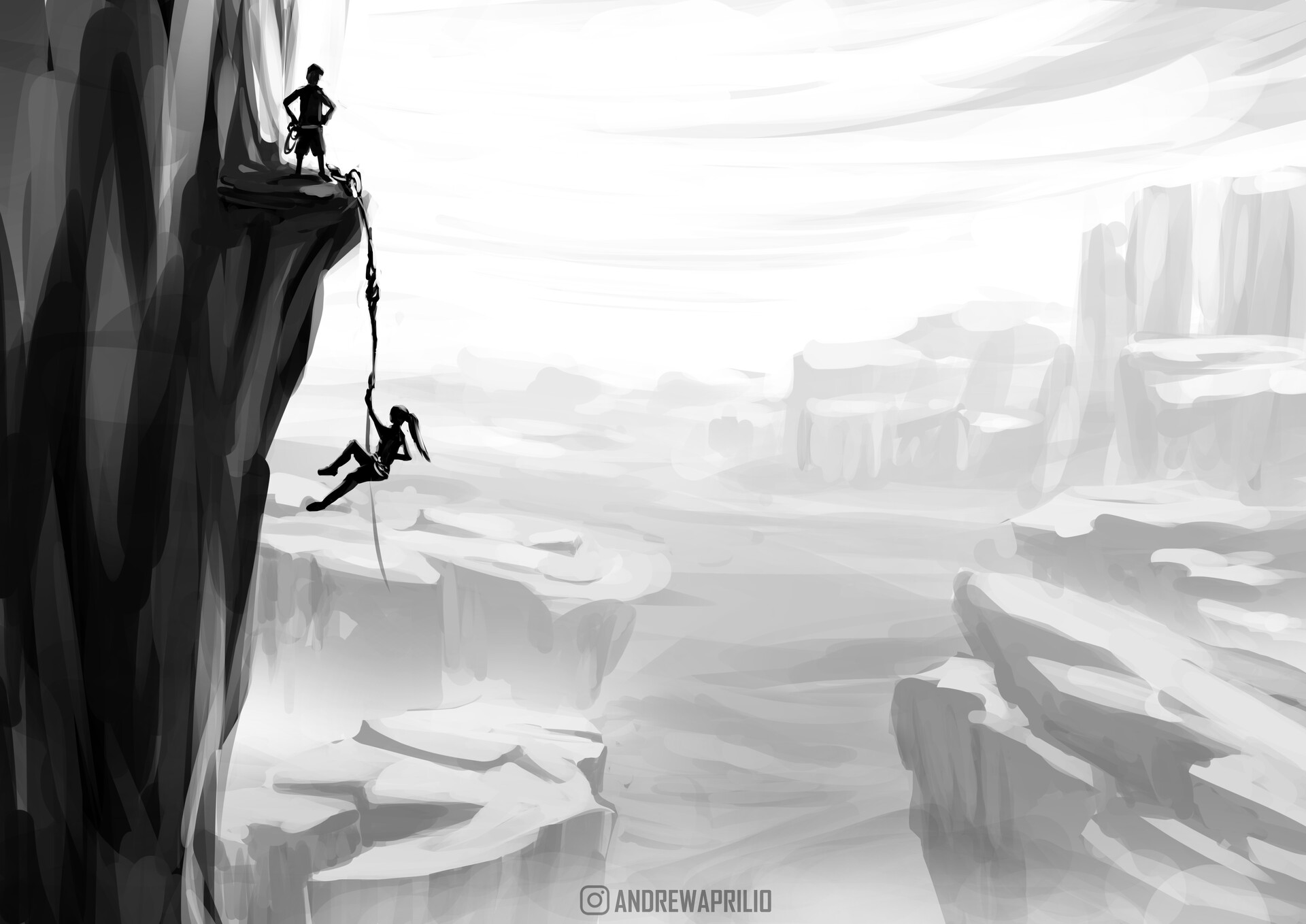 ArtStation - Mountain Climbing