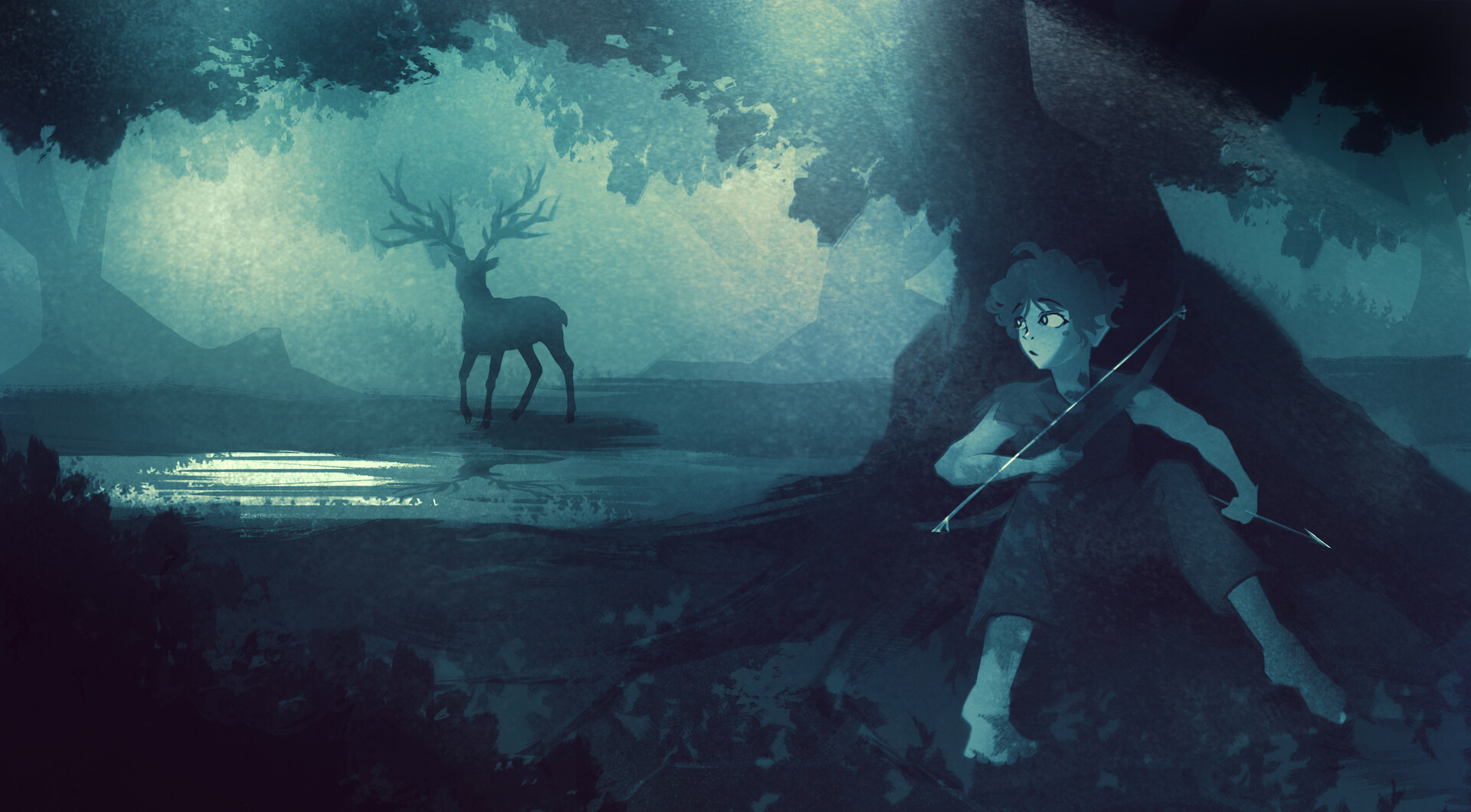 ArtStation - Hunter Boy Moodpaintings