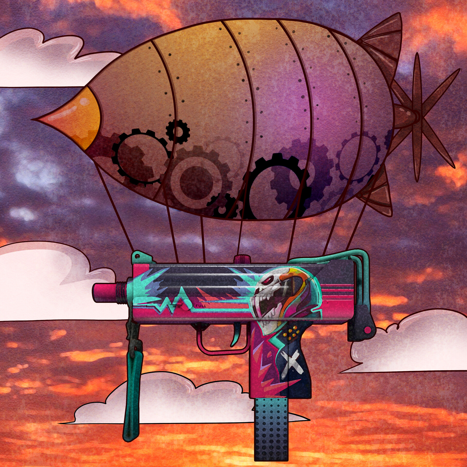 Ann Kee - Steampunk Cartoon Characters with CS skins