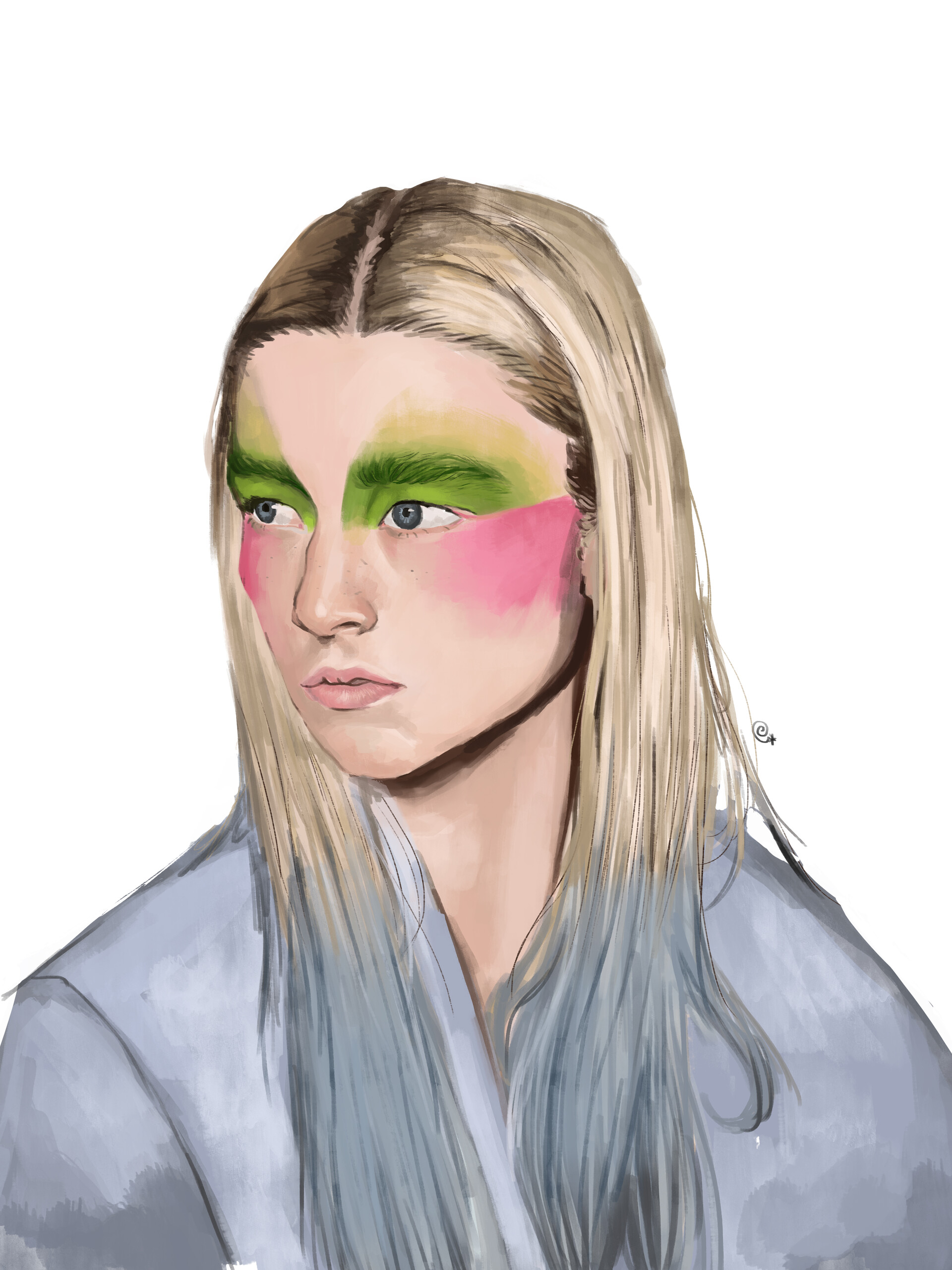 Artstation Portrait Hunter Schafer 2020