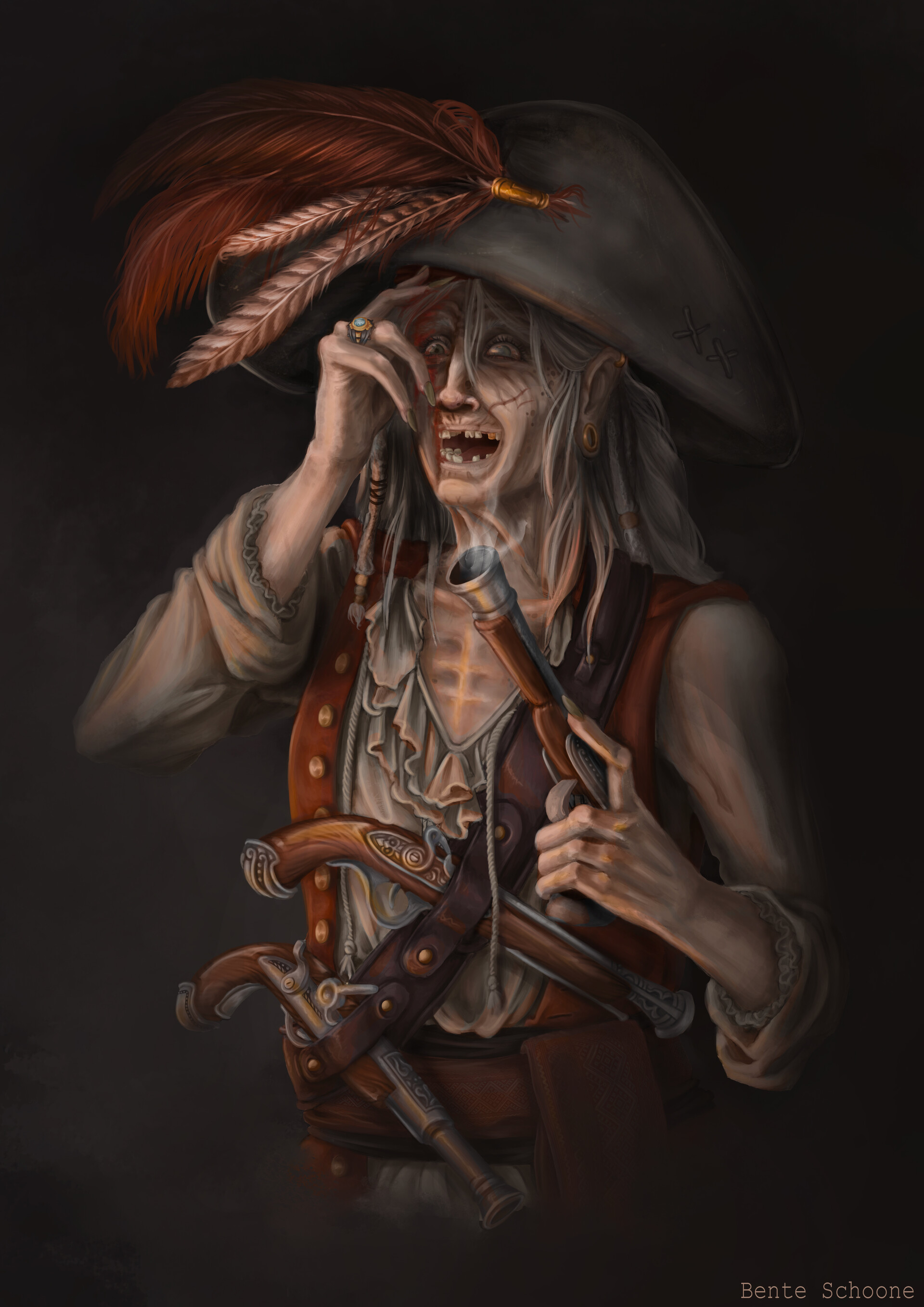 Bente Schoone - Crazed Captain Lady