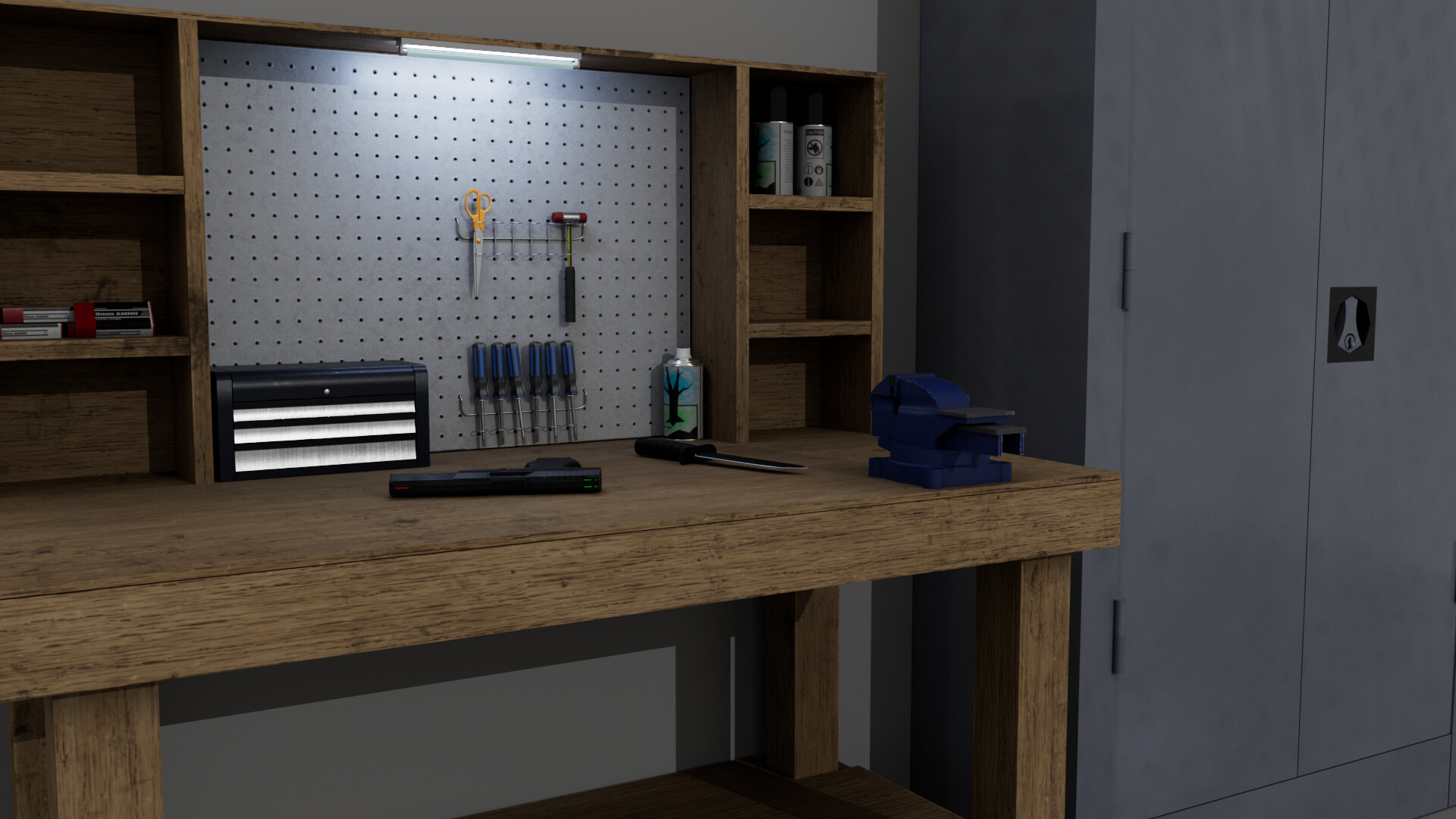 ArtStation - Gunsmith's bench