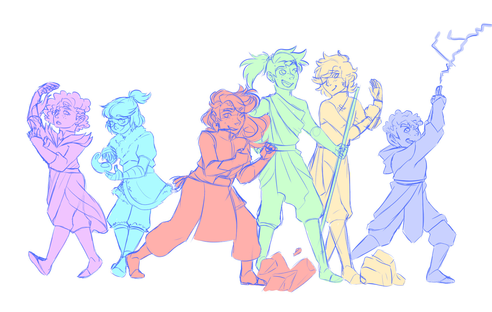 ArtStation - OC ATLA AU Concept