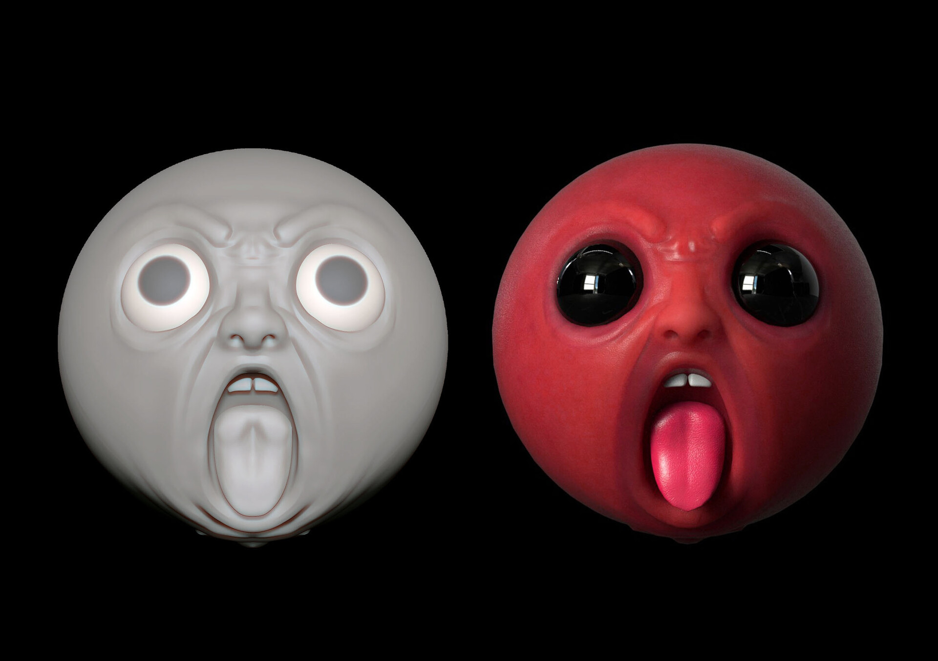 ArtStation - Angry ball for indie game