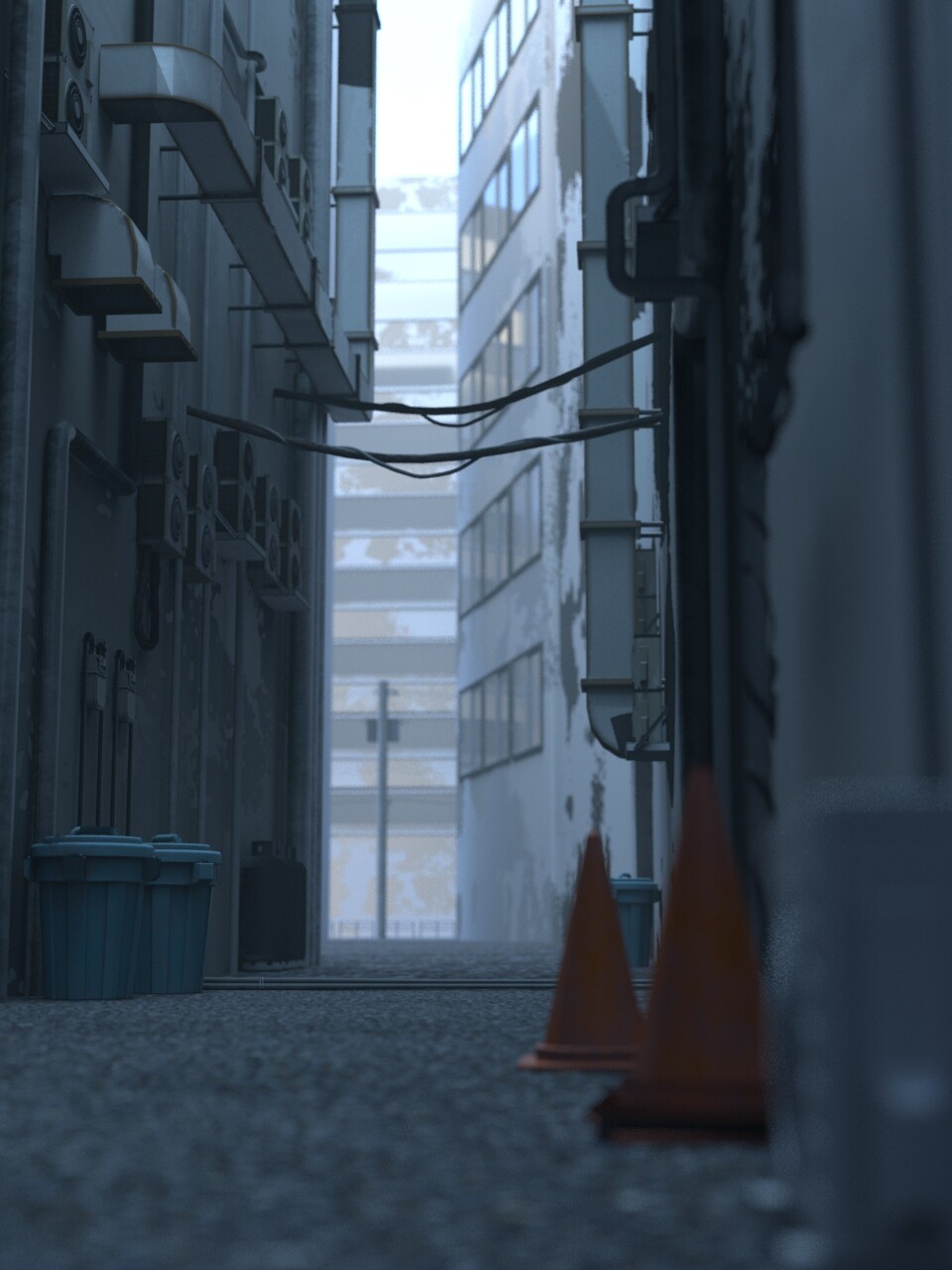 ArtStation - Japanese Alley