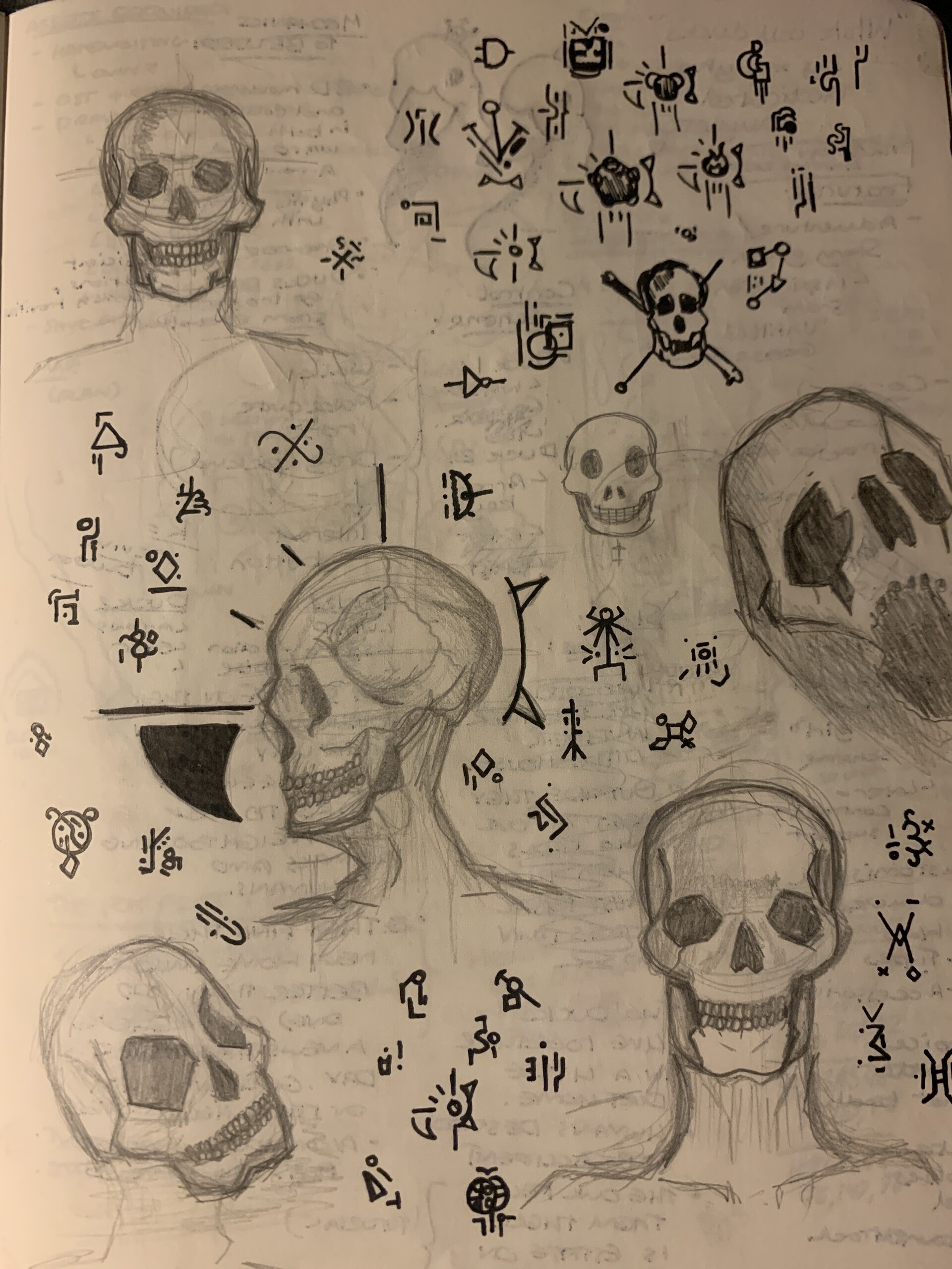 ArtStation - Skull and Runes